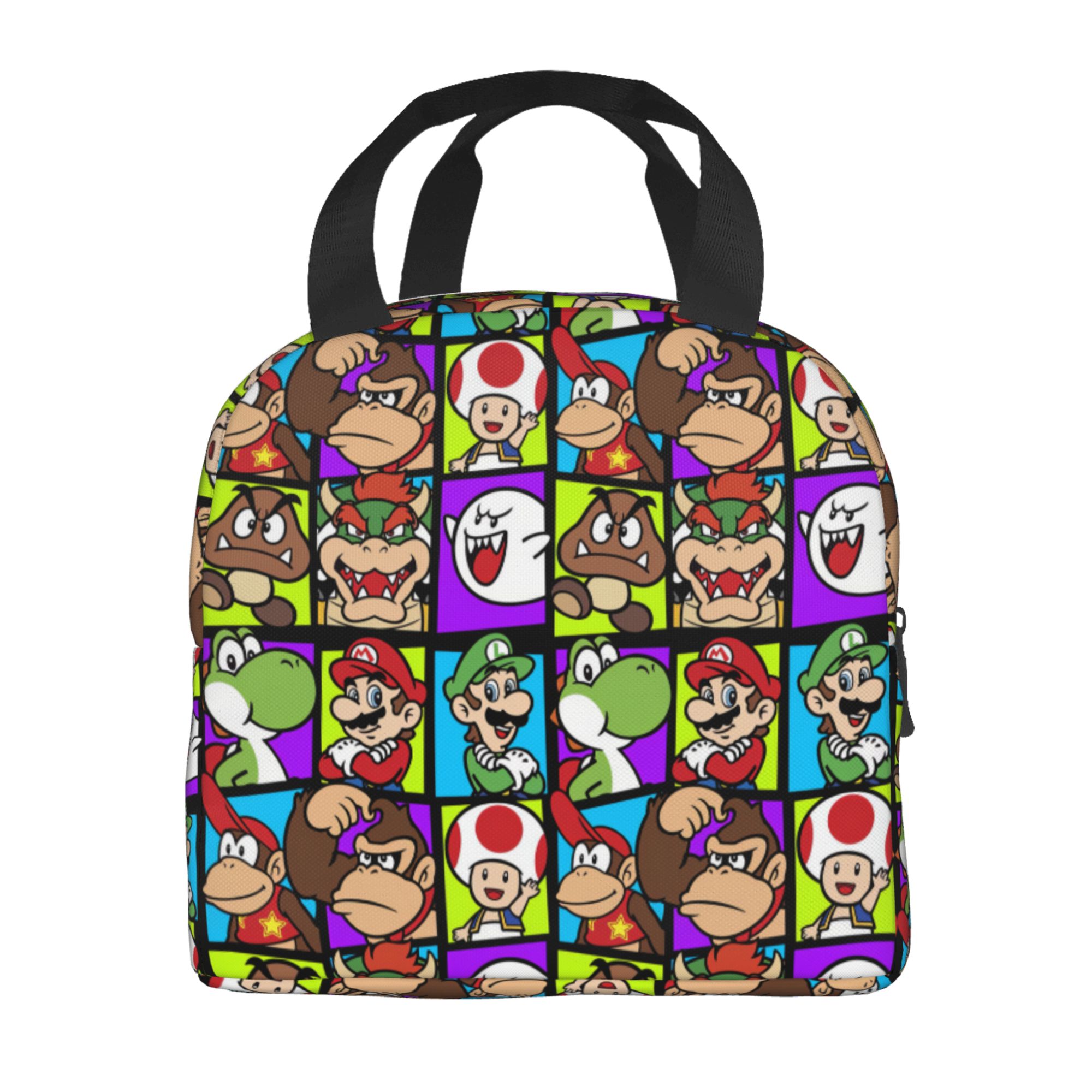 Super Mario Lunch Box Lunch Bag Thickened Lunch Tote Reusable Insulated ...