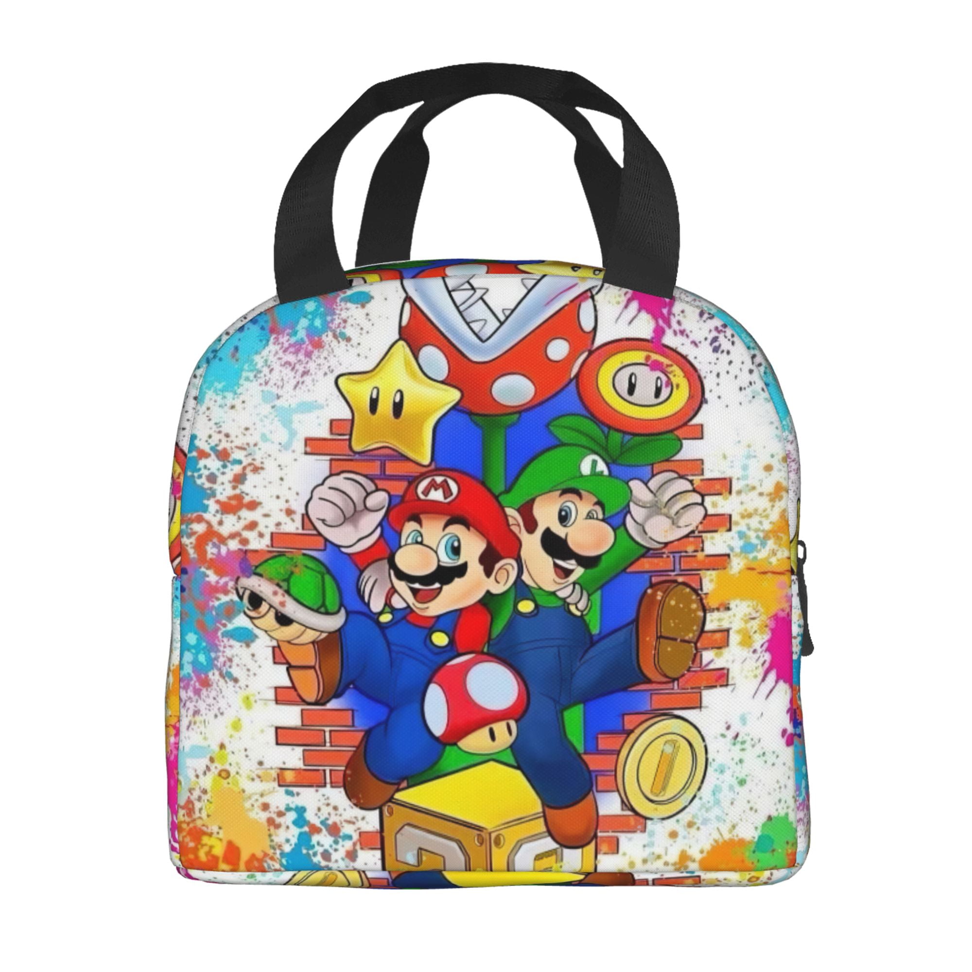 Super Mario Lunch Box Lunch Bag Thickened Lunch Tote Reusable Insulated ...