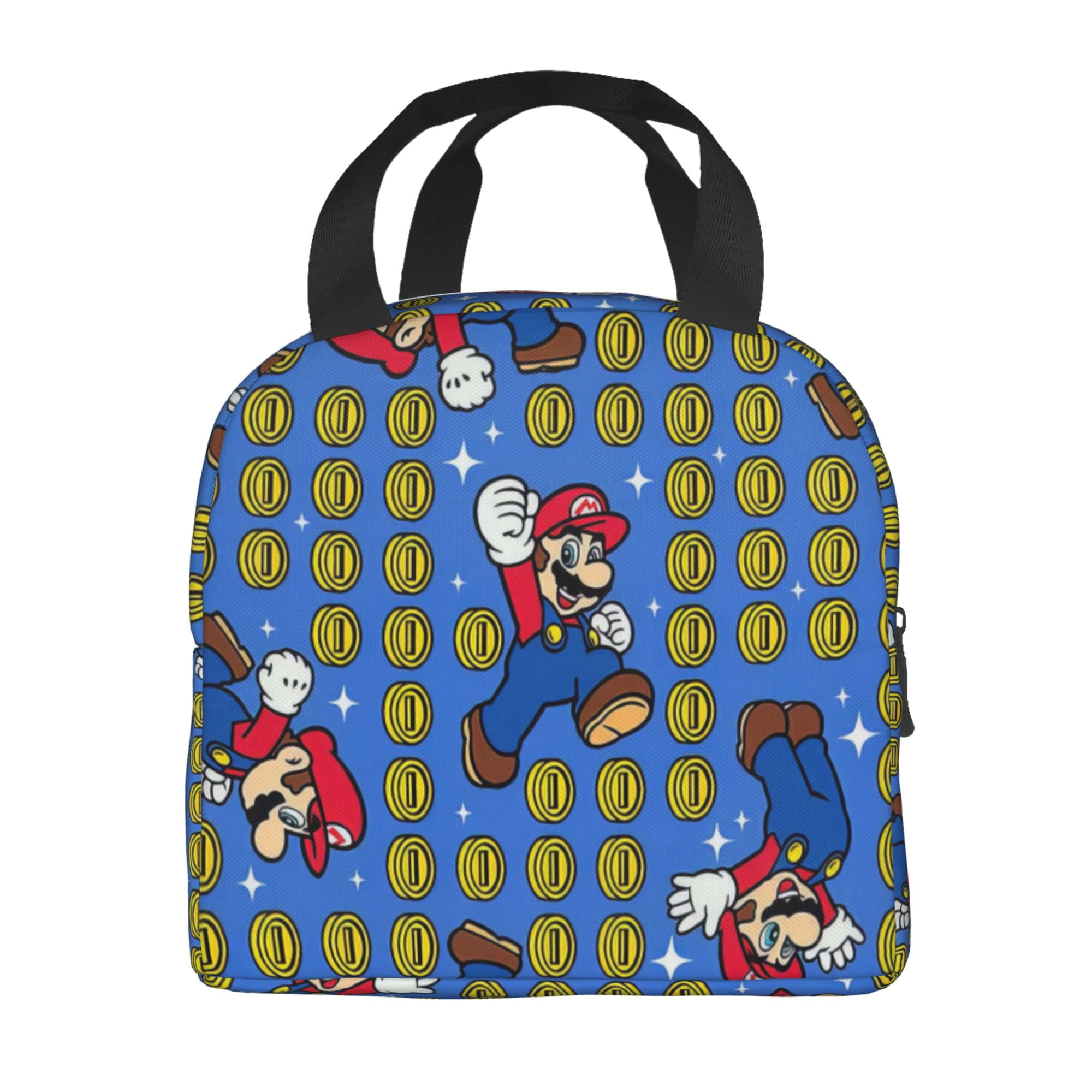 Super Mario Lunch Box Lunch Bag Thickened Lunch Tote Reusable Insulated ...