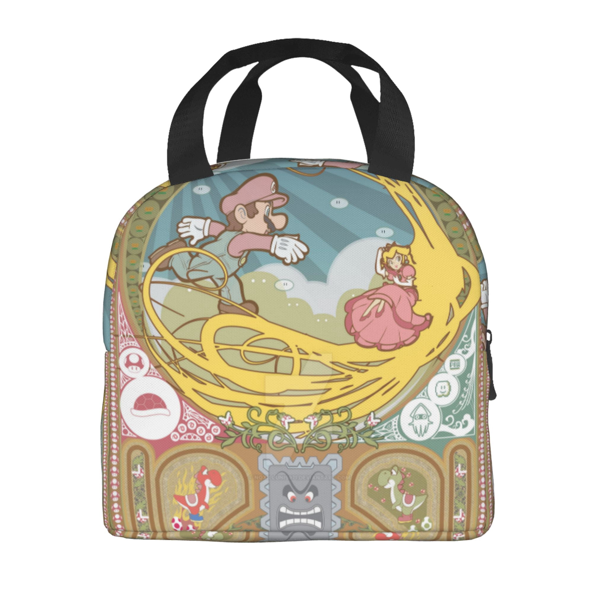 Super Mario Lunch Box Lunch Bag Thickened Lunch Tote Reusable Insulated ...