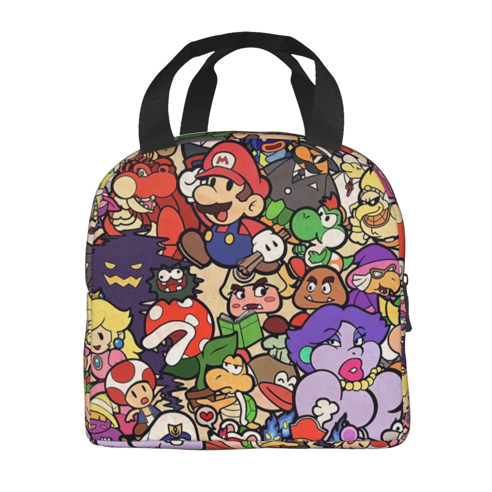 Super Mario Lunch Box Lunch Bag Thickened Lunch Tote Reusable Insulated ...
