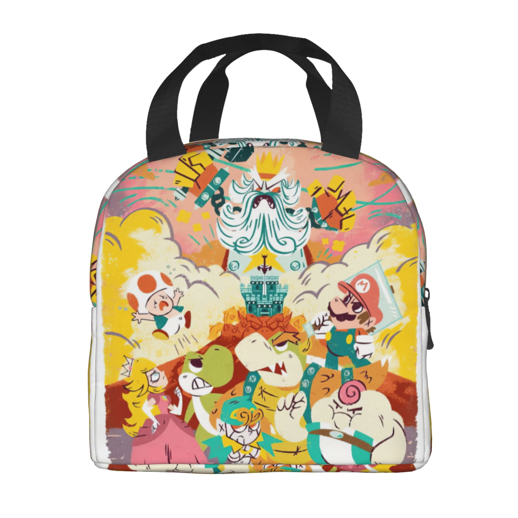 Super Mario Lunch Box Lunch Bag Thickened Lunch Tote Reusable Insulated ...