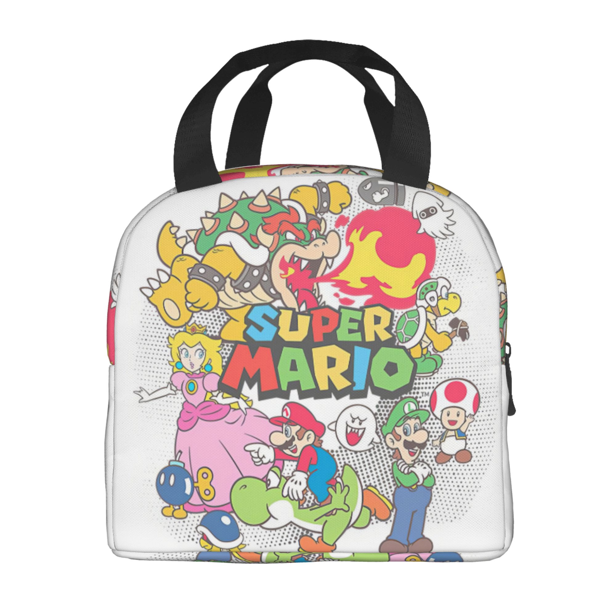 Super Mario Lunch Box Lunch Bag Thickened Lunch Tote Reusable Insulated ...