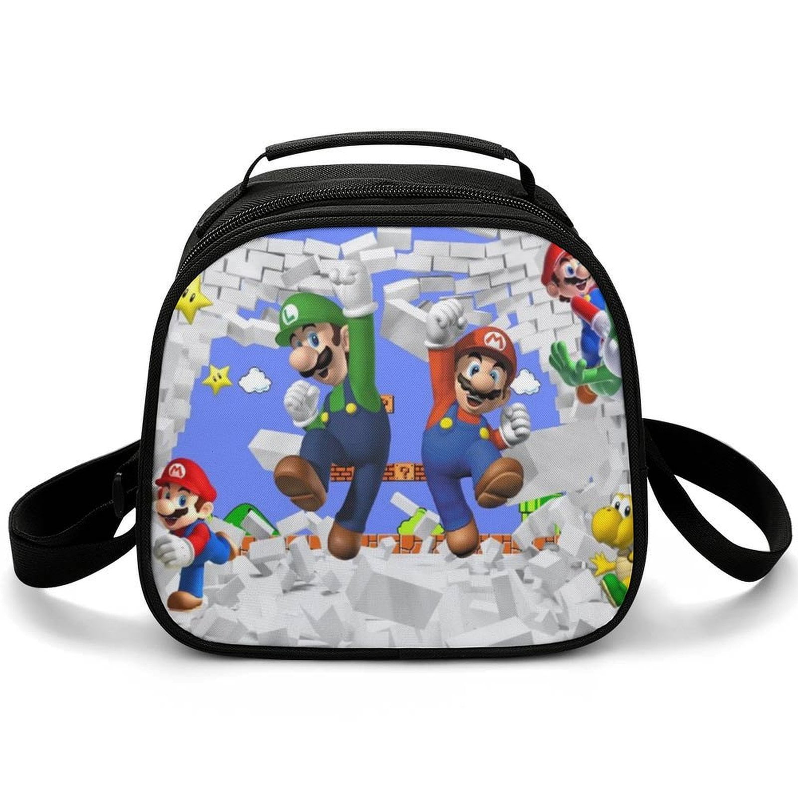 Super Mario Lunch Tote Bags Thermal Insulated Lunch Box Lunch Container ...