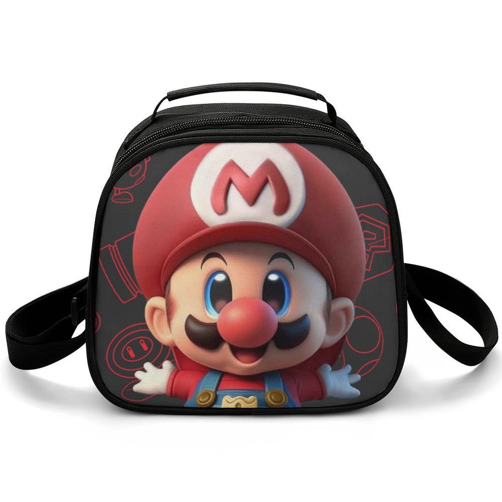 Super Mario Lunch Tote Bags Thermal Insulated Lunch Box Lunch Container ...