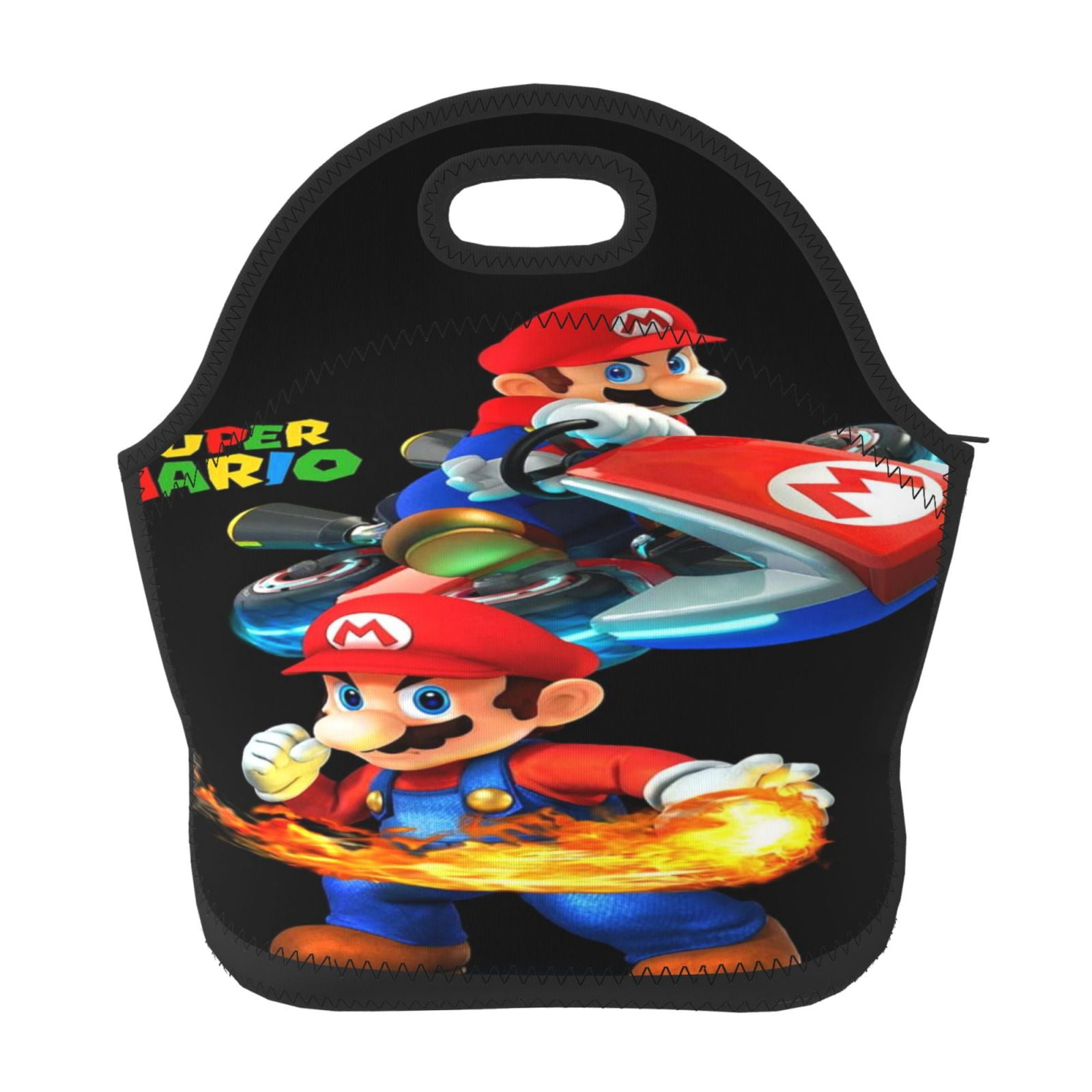 Super Mario Lunch bag Insulated lunch box Tote Bag Reusable Washable ...