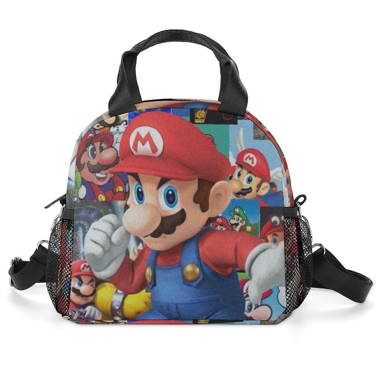 Super Mario Lunchbag Reusable Lunch Satchel Bag Insulated Tote Bags ...