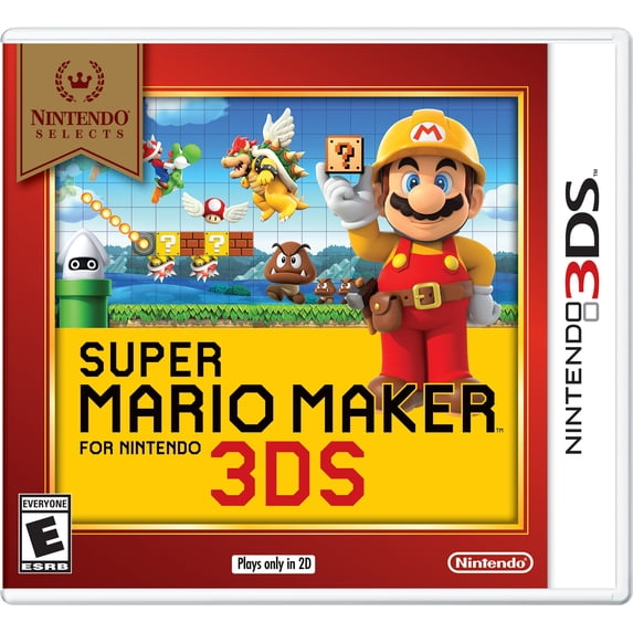 Nintendo Selects, Super Mario Maker Nintendo 3DS Game, Build and Share ...