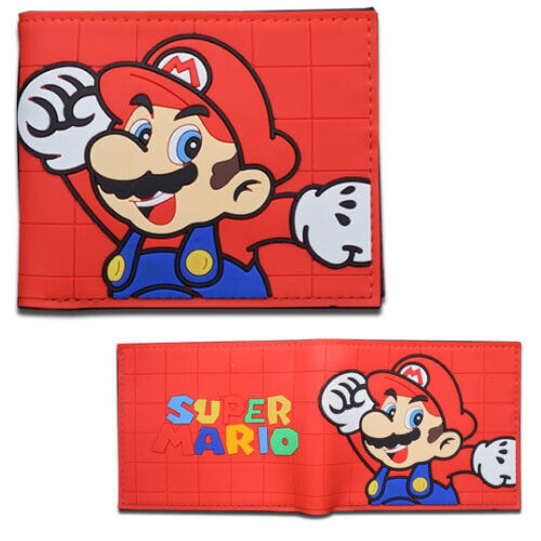 Super Mario Mario Bifold Wallet with Embossed Logo - Walmart.com