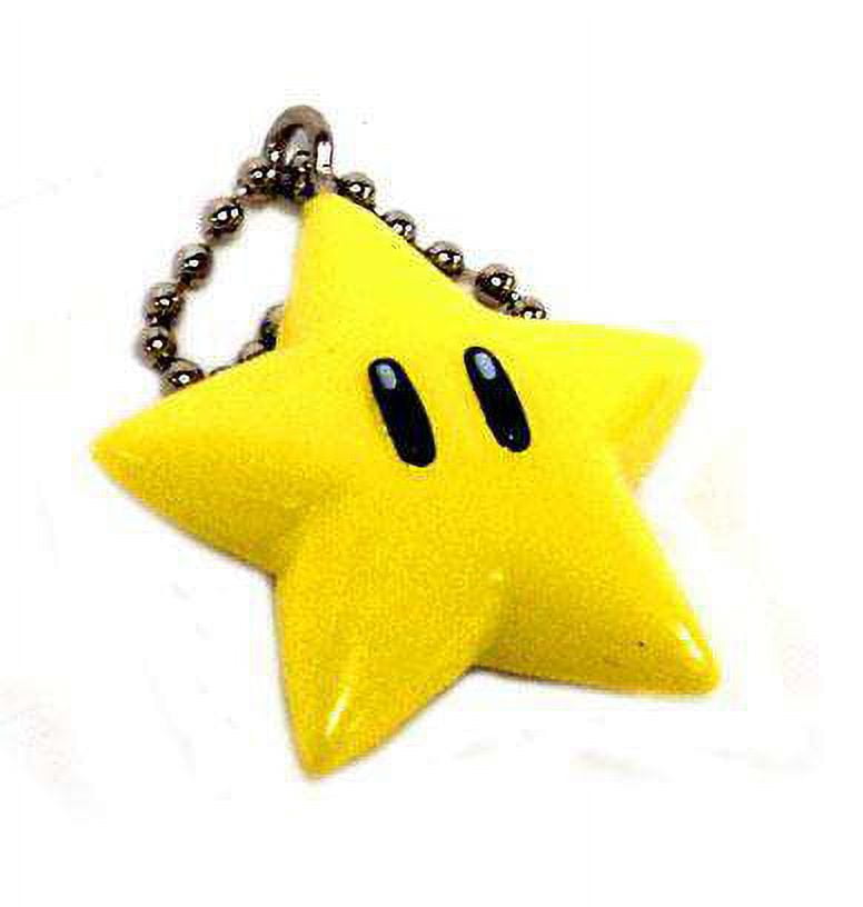 Super Mario Mario Kart DS Star Keychain - Walmart.com