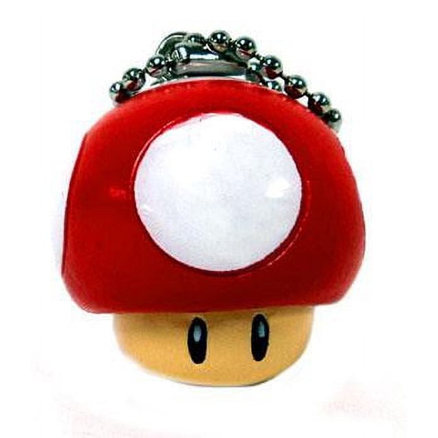 Super Mario Mario Kart DS Super Mushroom Keychain - Walmart.com