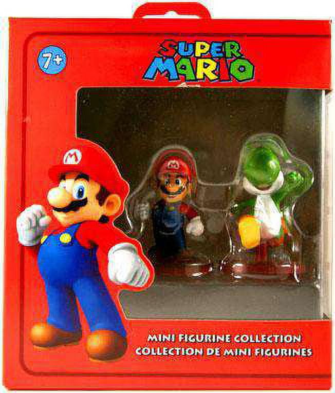 Super Mario Mario & Yoshi Mini Figure 2-Pack - Walmart Business Supplies