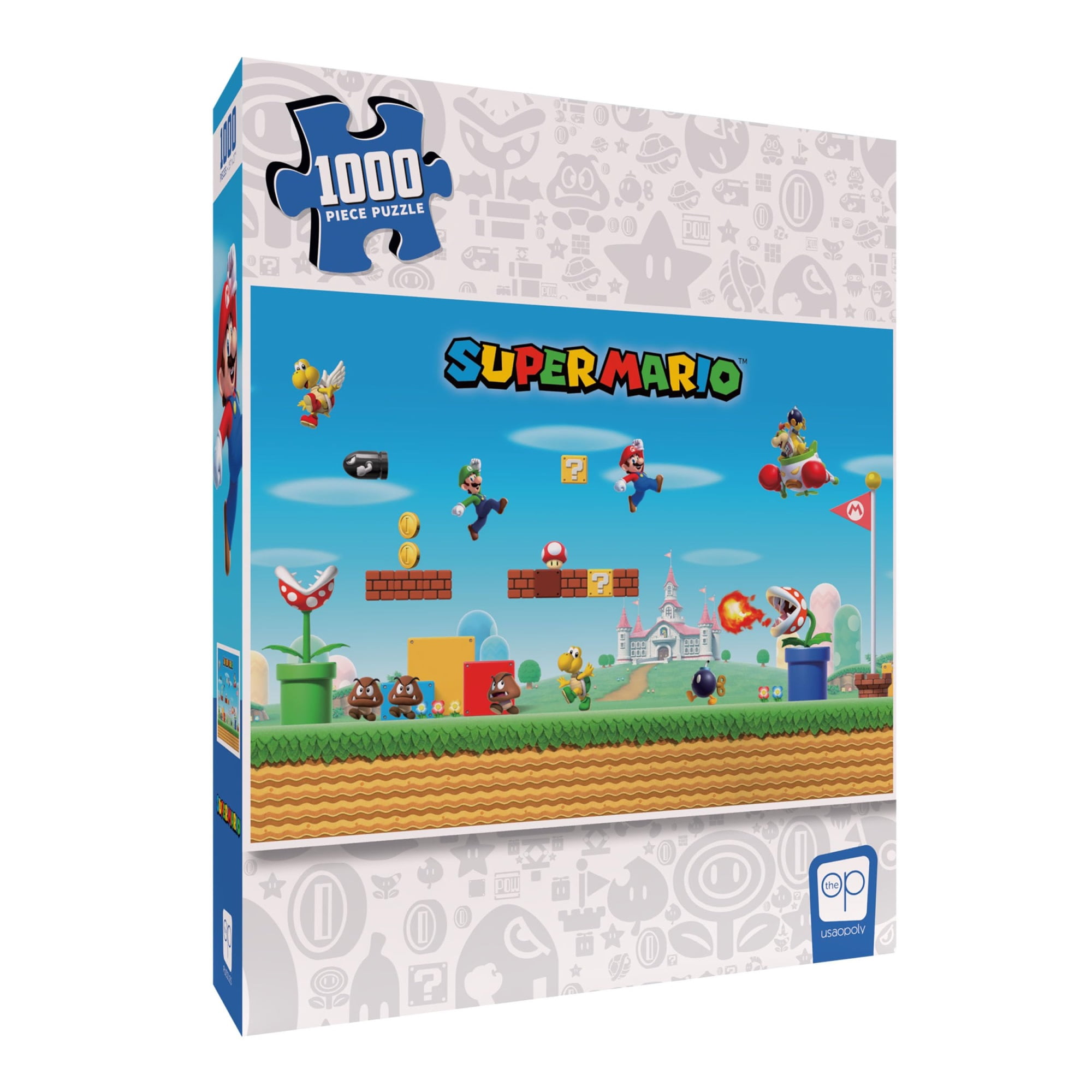 Super Mario Mayhem 1,000 Piece Jigsaw Puzzle | Collectible Super Mario ...