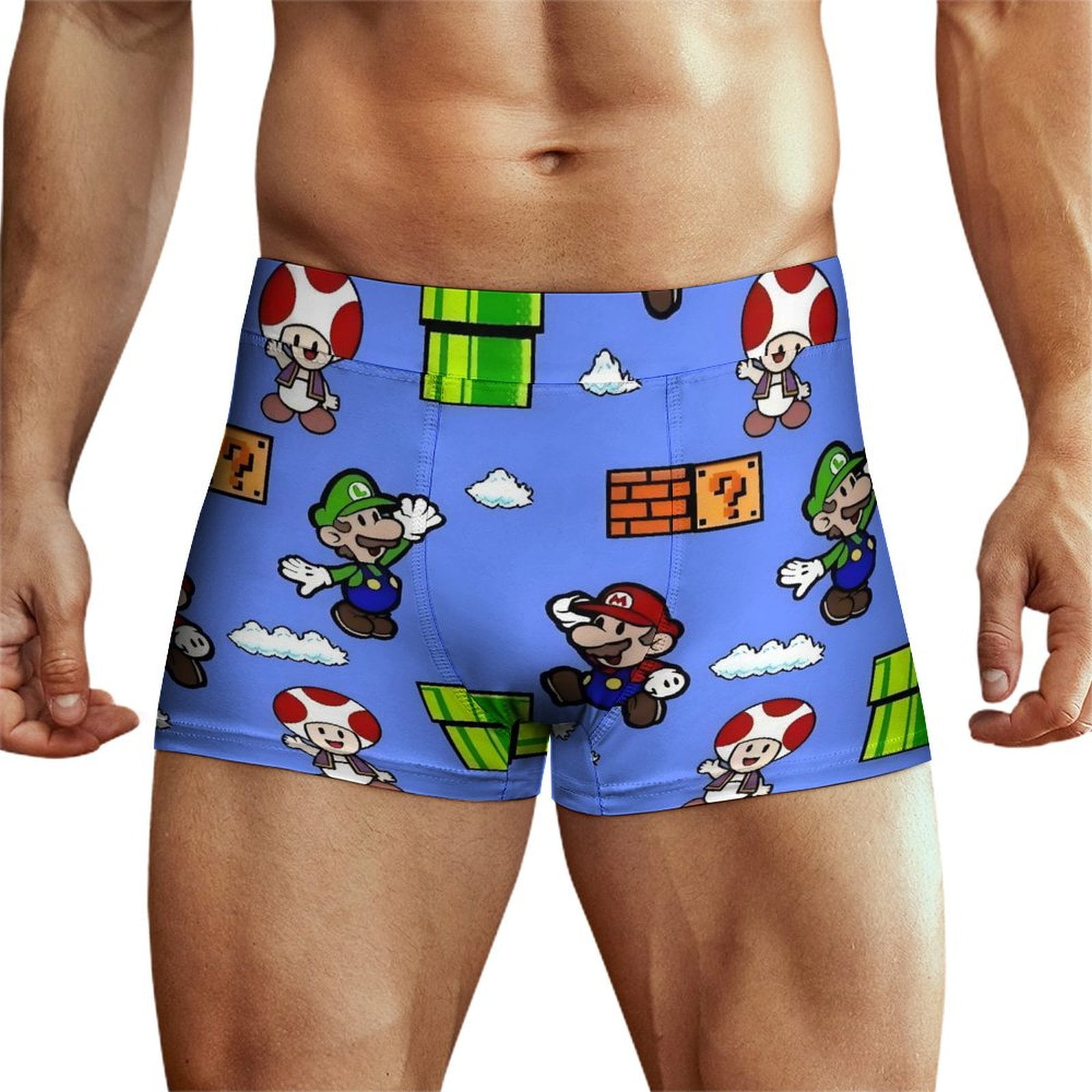 Super Mario Men's Cartoon Boxer BriefsMens Underwear 2XL - Walmart.com