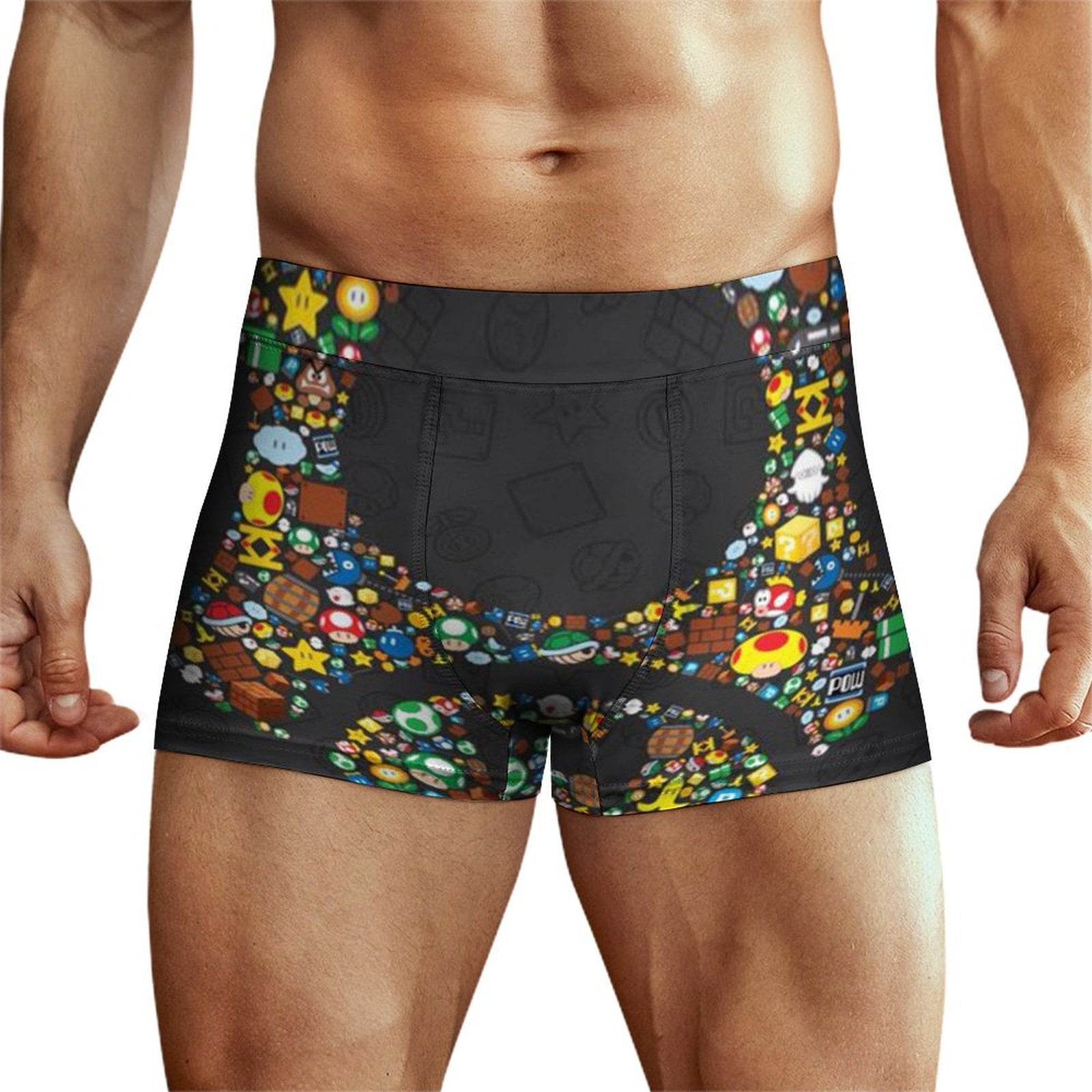 Super Mario Men's Cartoon Boxer BriefsMens Underwear 3XL - Walmart.com