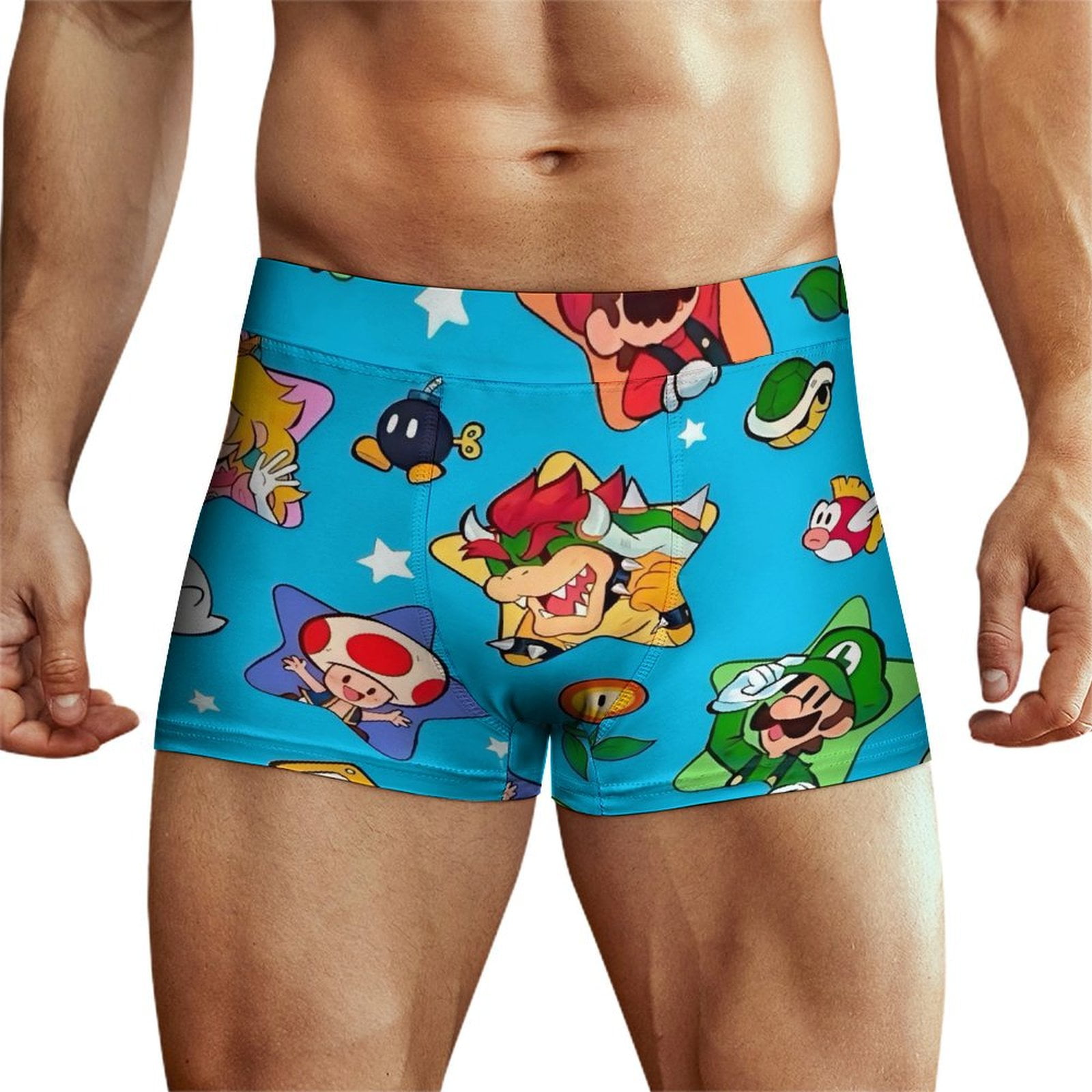 Super Mario Men's Cartoon Boxer BriefsMens Underwear 4XL - Walmart.com