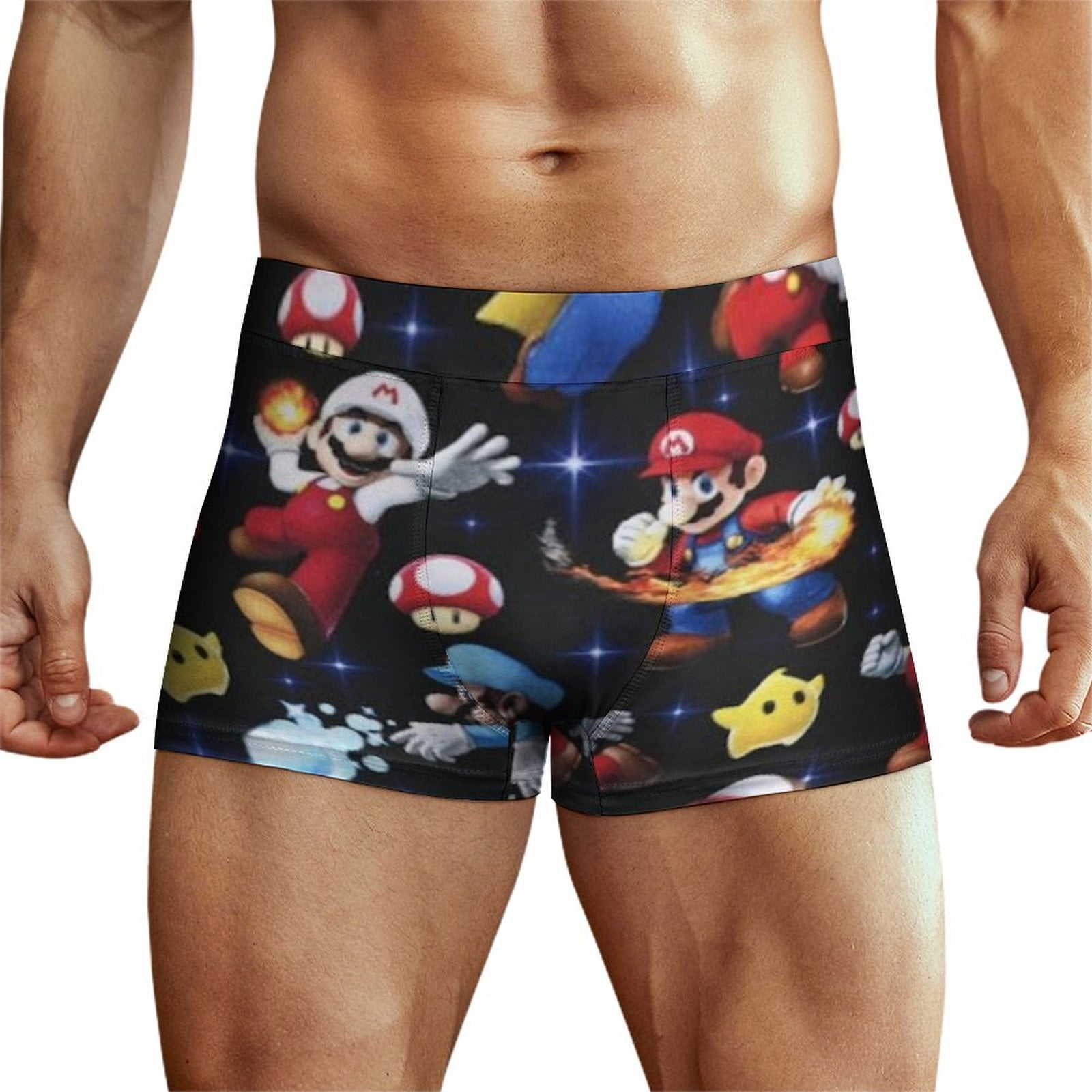 Super Mario Men's Cartoon Boxer BriefsMens Underwear L - Walmart.com