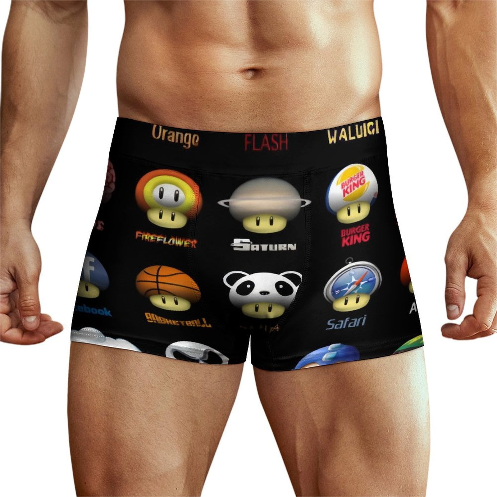 Super Mario Men's Cartoon Boxer BriefsMens Underwear M - Walmart.com