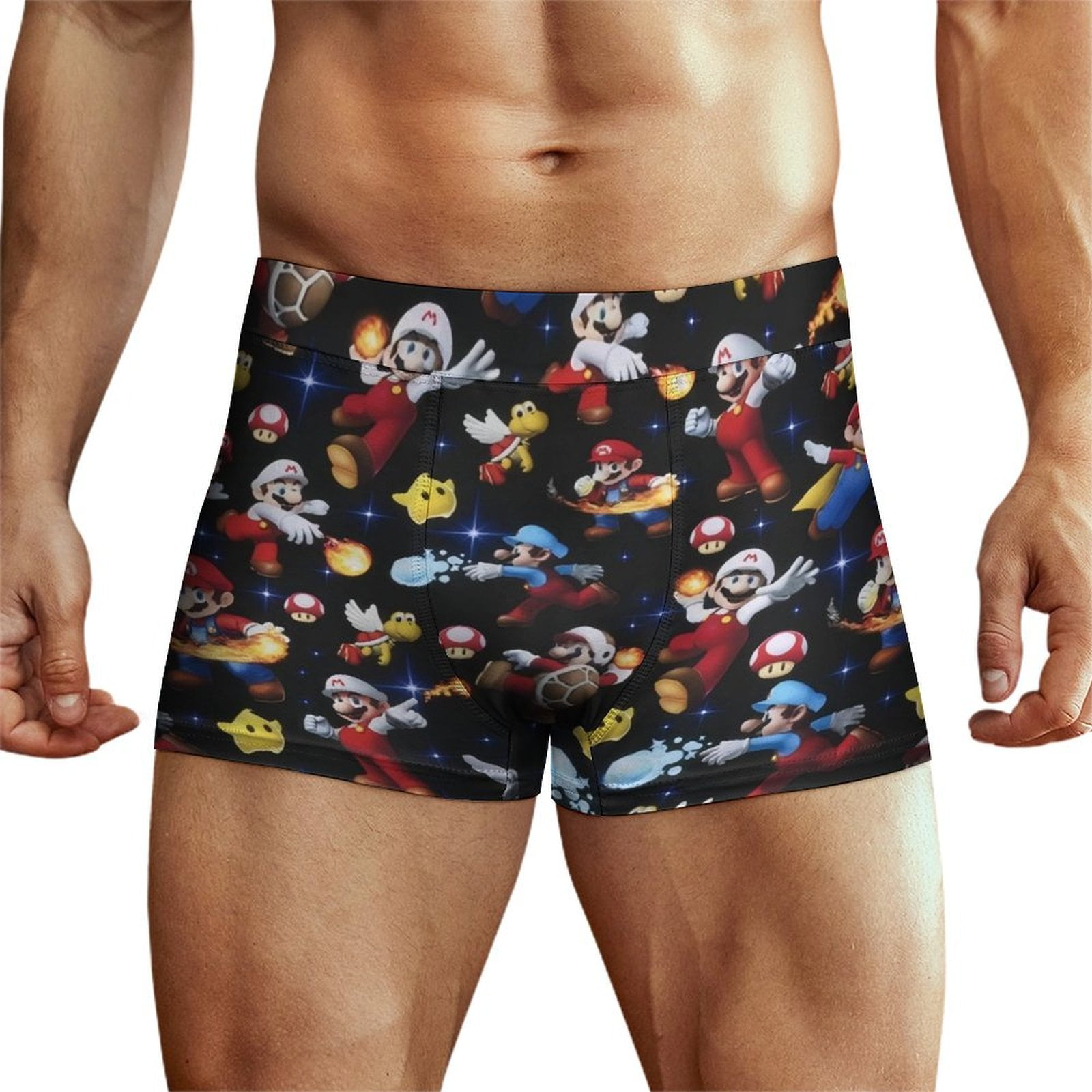 Super Mario Men's Cartoon Boxer BriefsMens Underwear M - Walmart.com