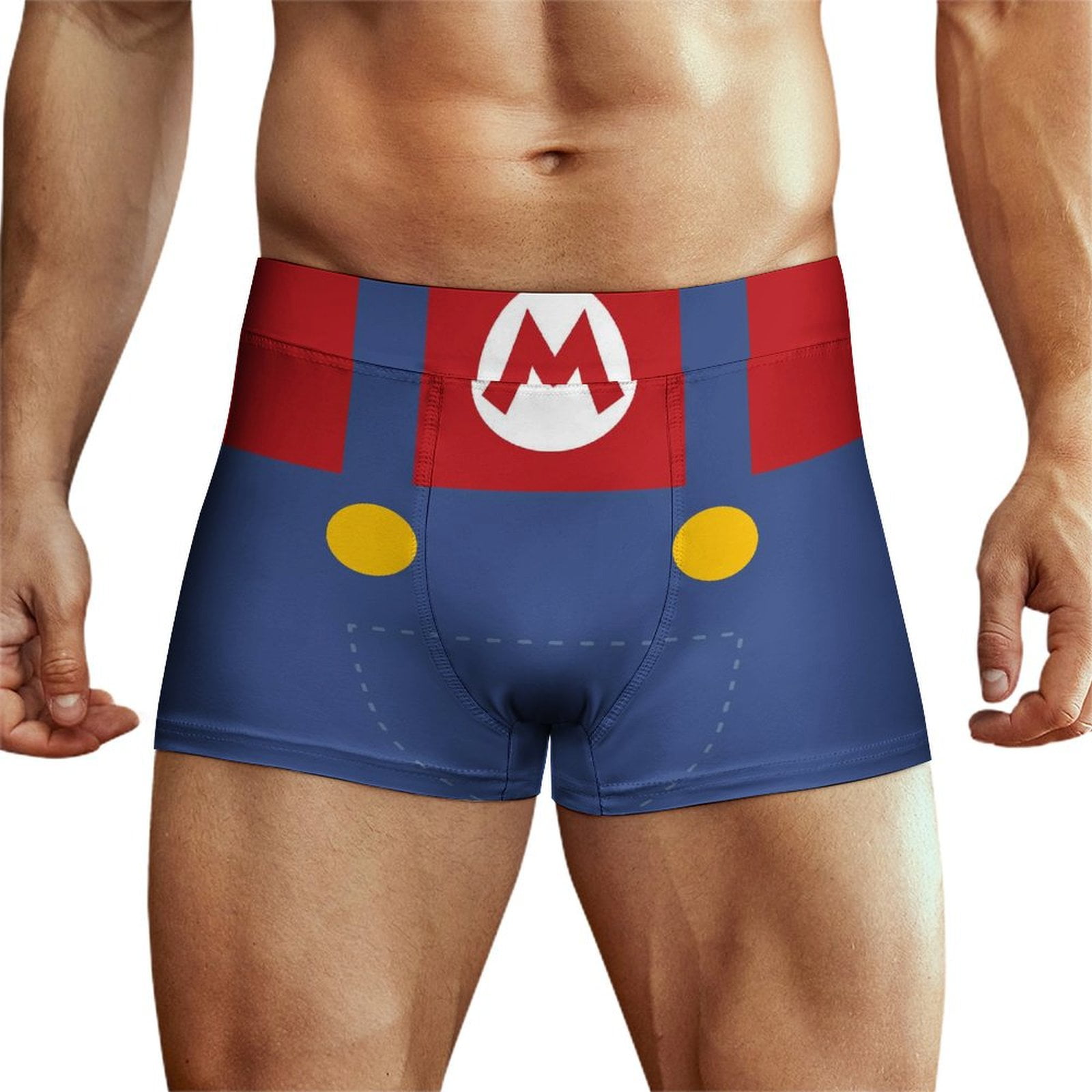 Super Mario Men's Cartoon Boxer BriefsMens Underwear XL - Walmart.com