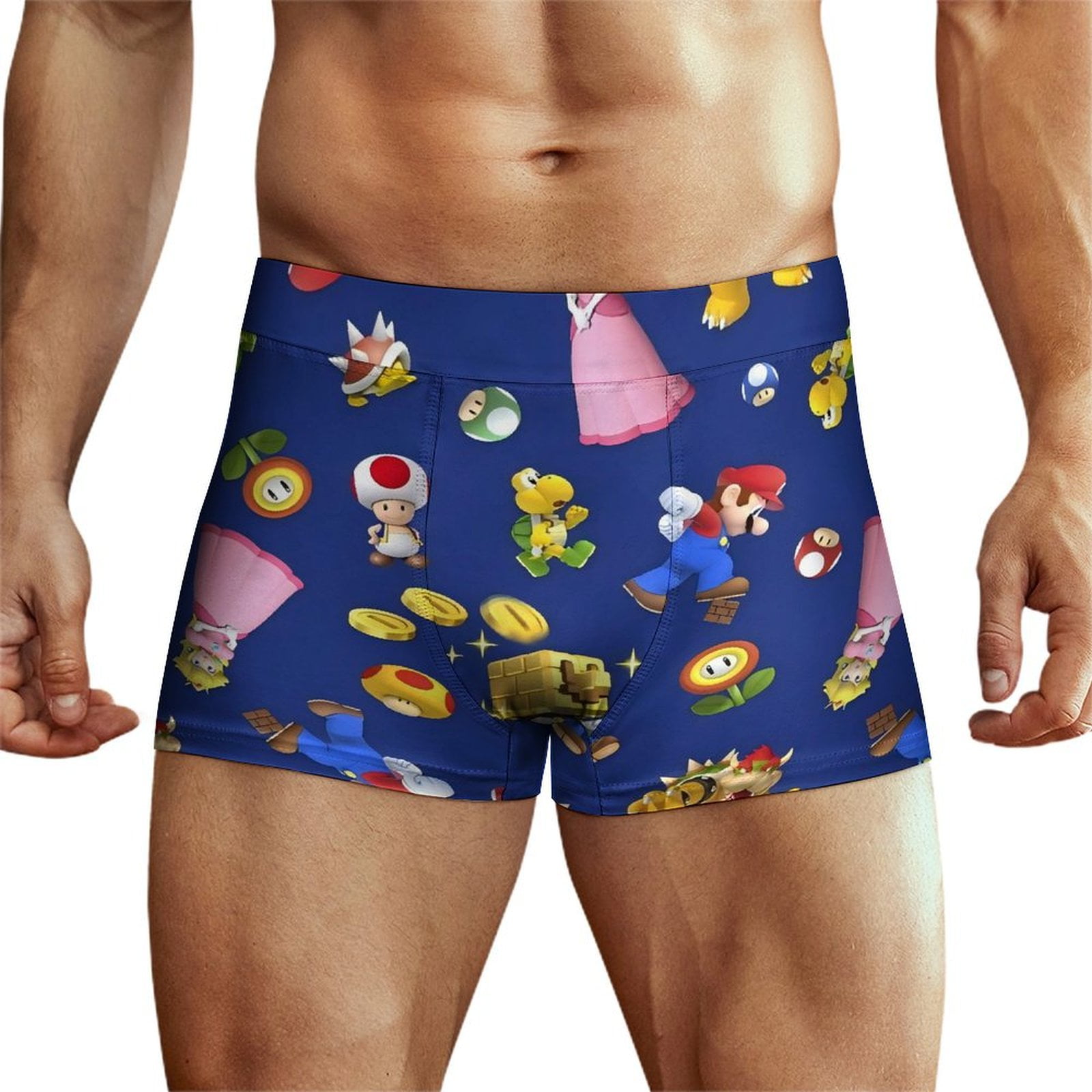 Super Mario Men's Cartoon Boxer BriefsMens Underwear XL - Walmart.com