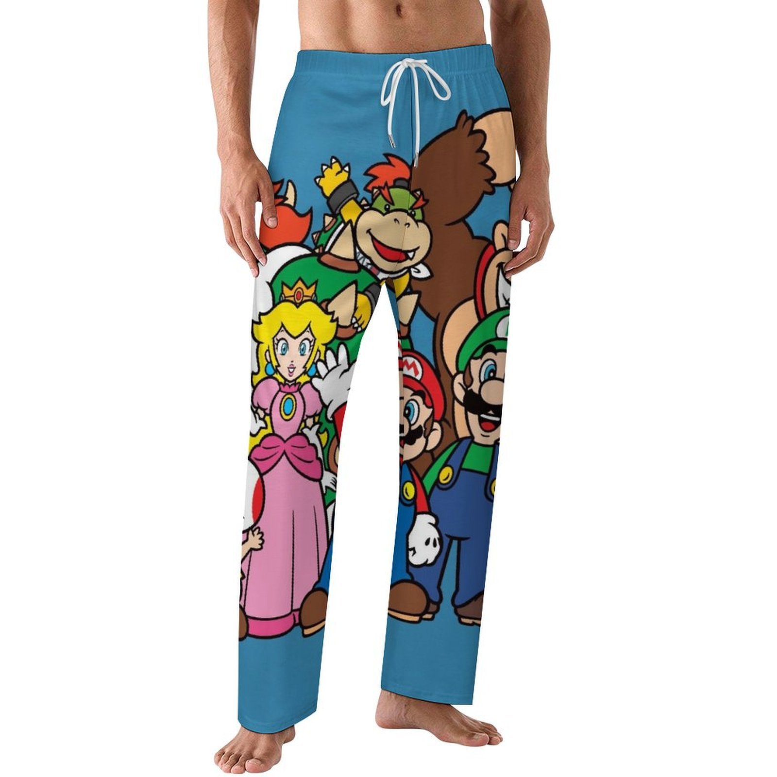 Super Mario Men's Pajama Pants Soft Sleepwear Loung Pants for Men Pj ...
