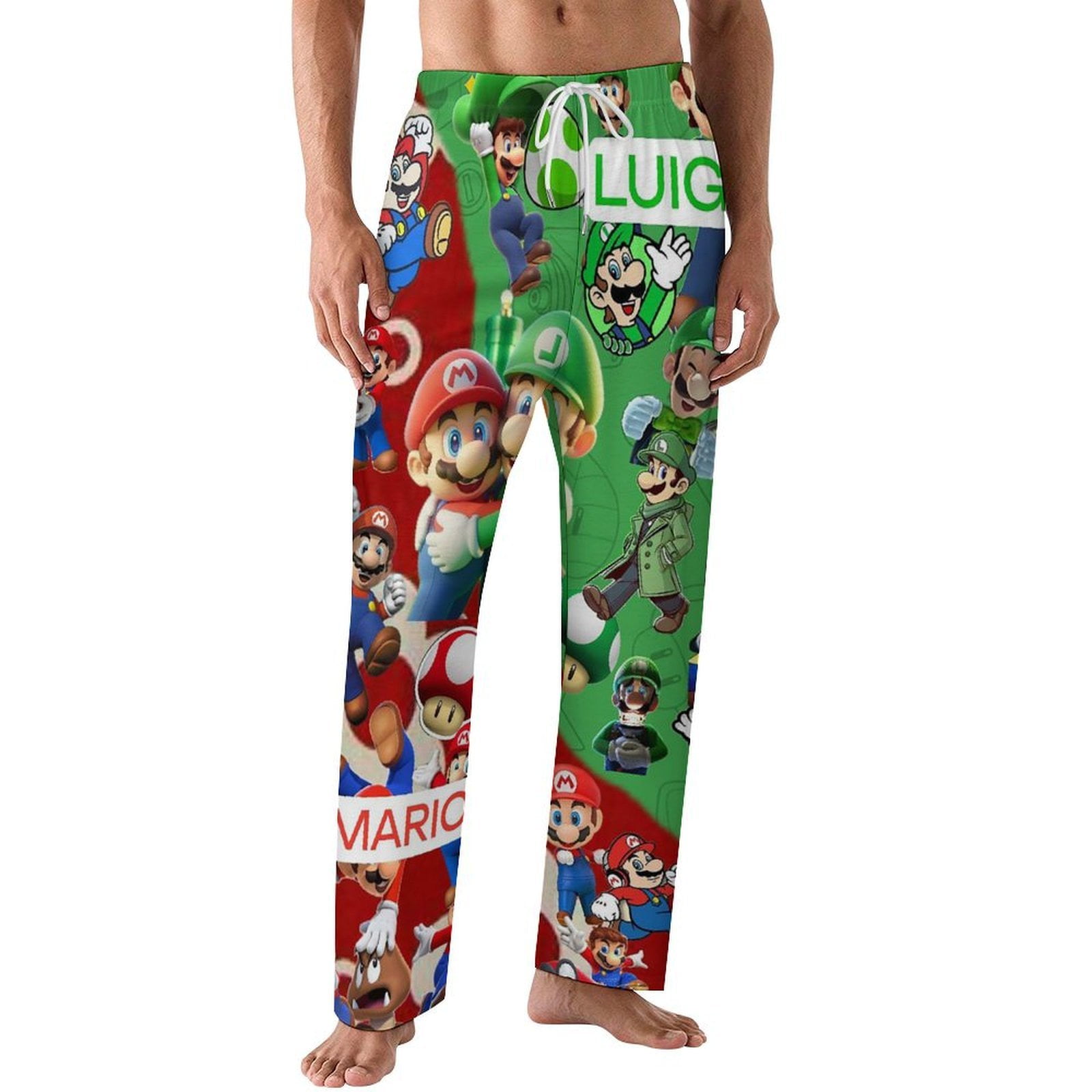 Super Mario Men's Pajama Pants Soft Sleepwear Loung Pants for Men Pj ...