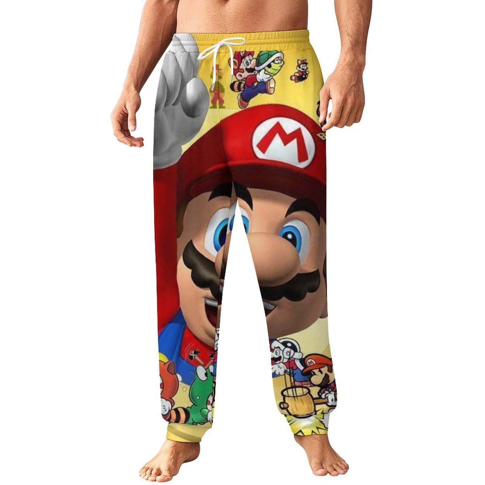 Super Mario Men's Sweatpants Trousers 3D Printed Joggers Track Pants ...