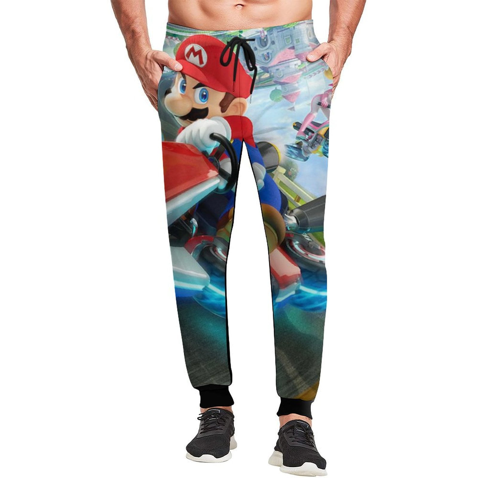 Super Mario Mens Sweatpants Casual Jogger Pants Elastic Waistband ...
