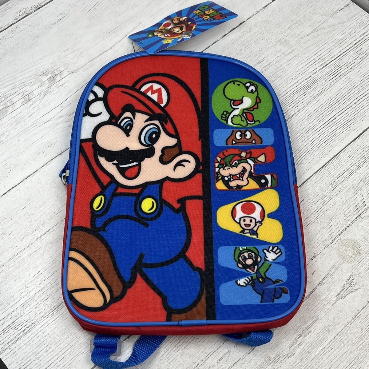 Super Mario Mini Backpack 10' inches - Walmart.com