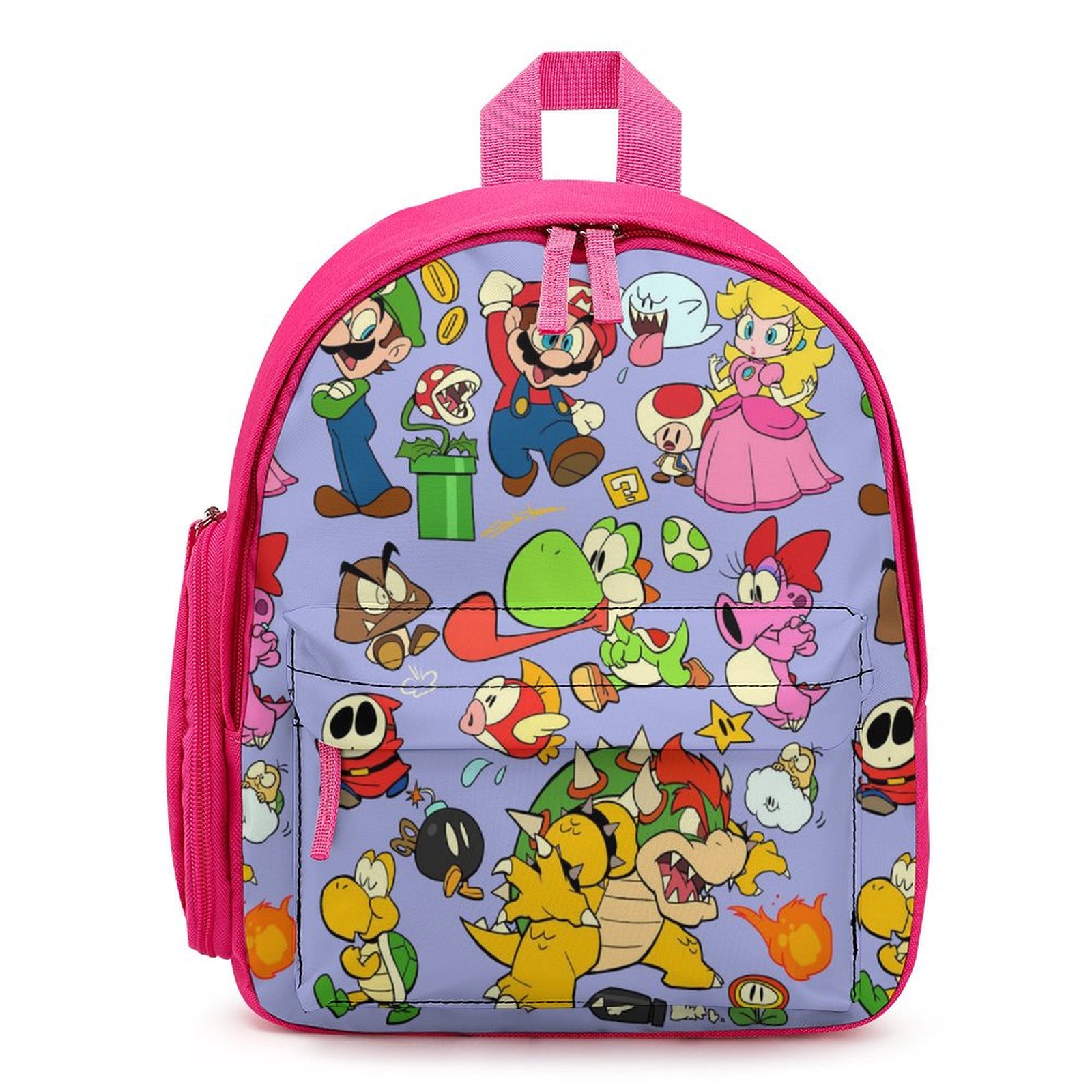 Super Mario Mini Backpack Lightweight Rucksack Print Casual Daypack ...