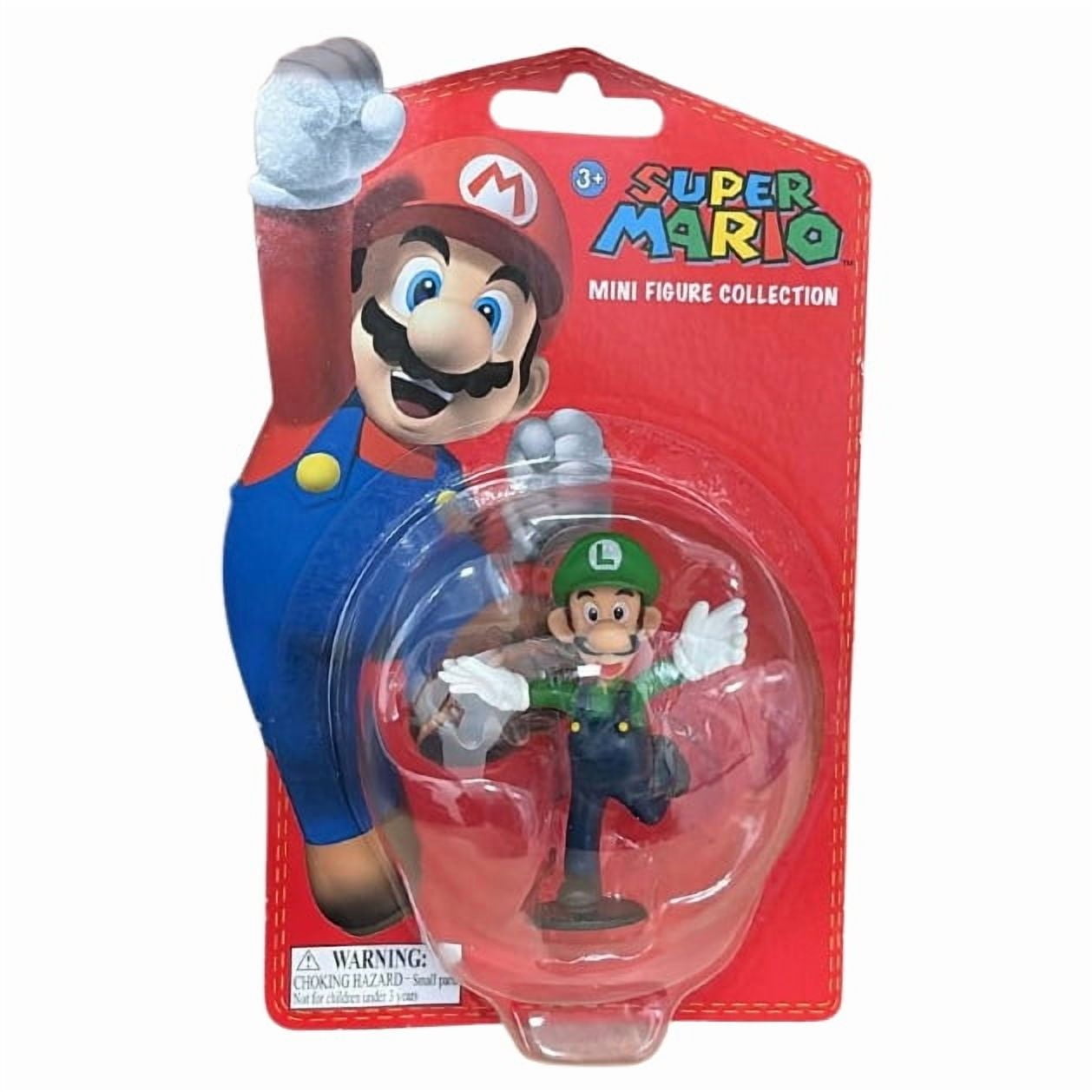 Super Mario Mini Figure Collection - LUIGI [Jumping - 2 inch] - Walmart.com