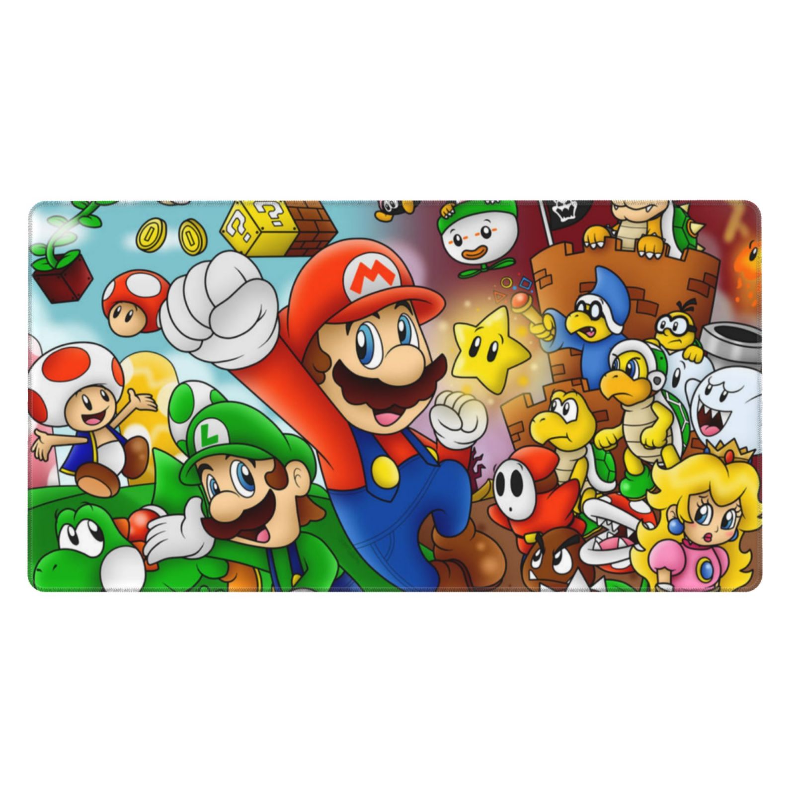 Super Mario Mouse Pad 16x29.5 Inch Computer Keyboard Mouse Pad ...