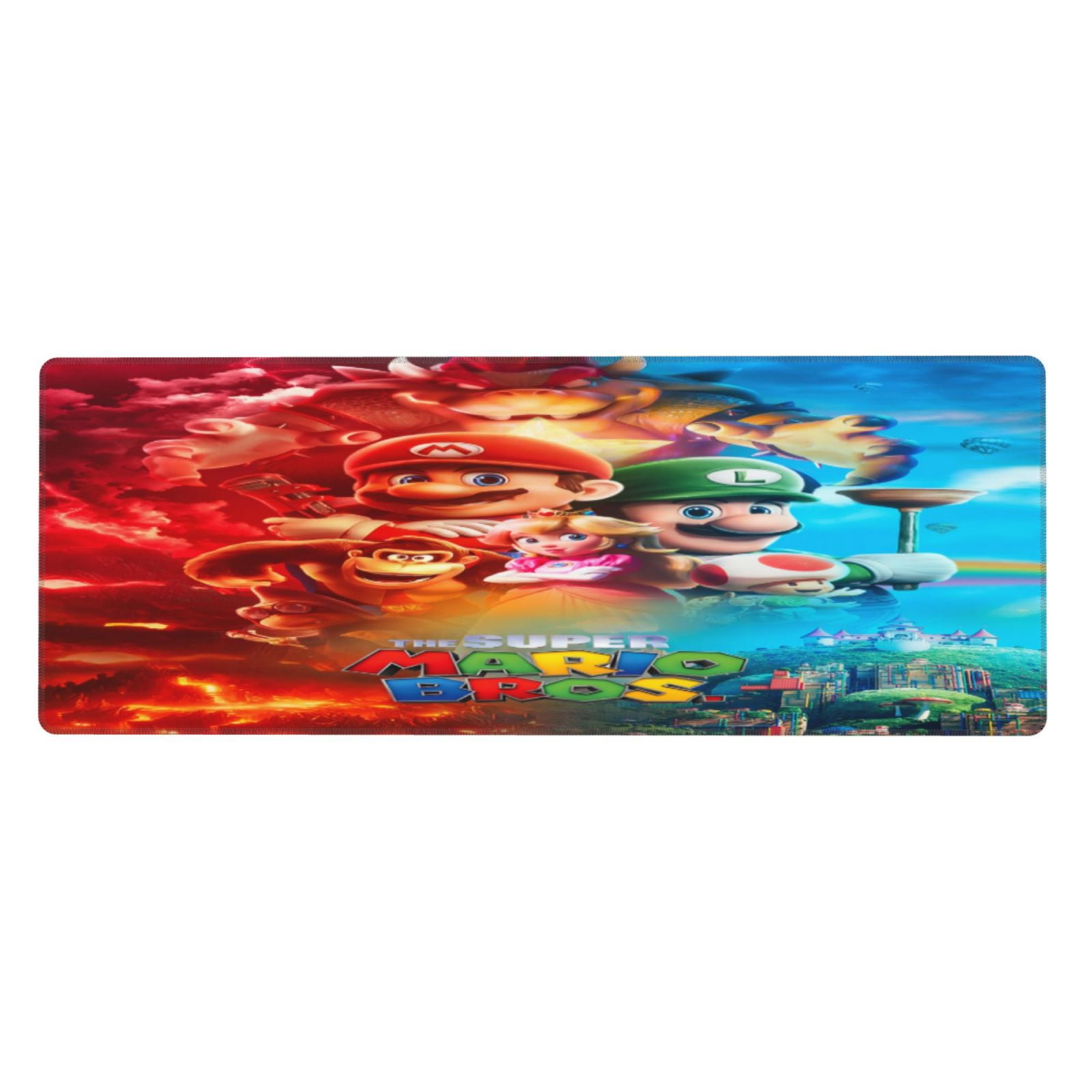 Super Mario Mouse Pad Desk Mat Large Keyboard Pad Non-Slip Computer ...