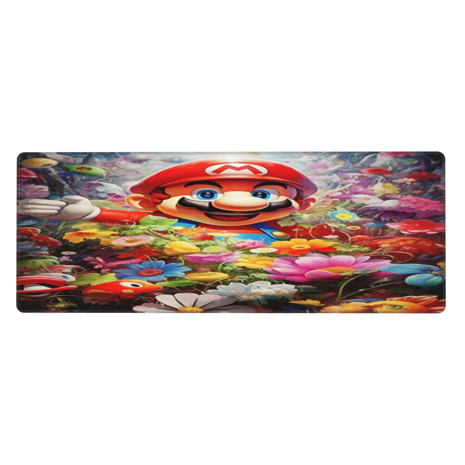 Super Mario Mouse Pad Desk Mat Large Keyboard Pad Non-Slip Computer ...