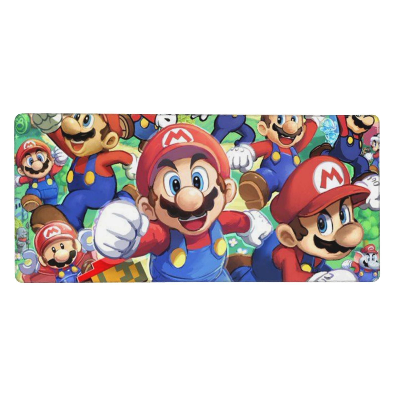 Super Mario Mouse Pad Extra Large 16x35.5 Inch Keyboard Mat Anti-Slip ...