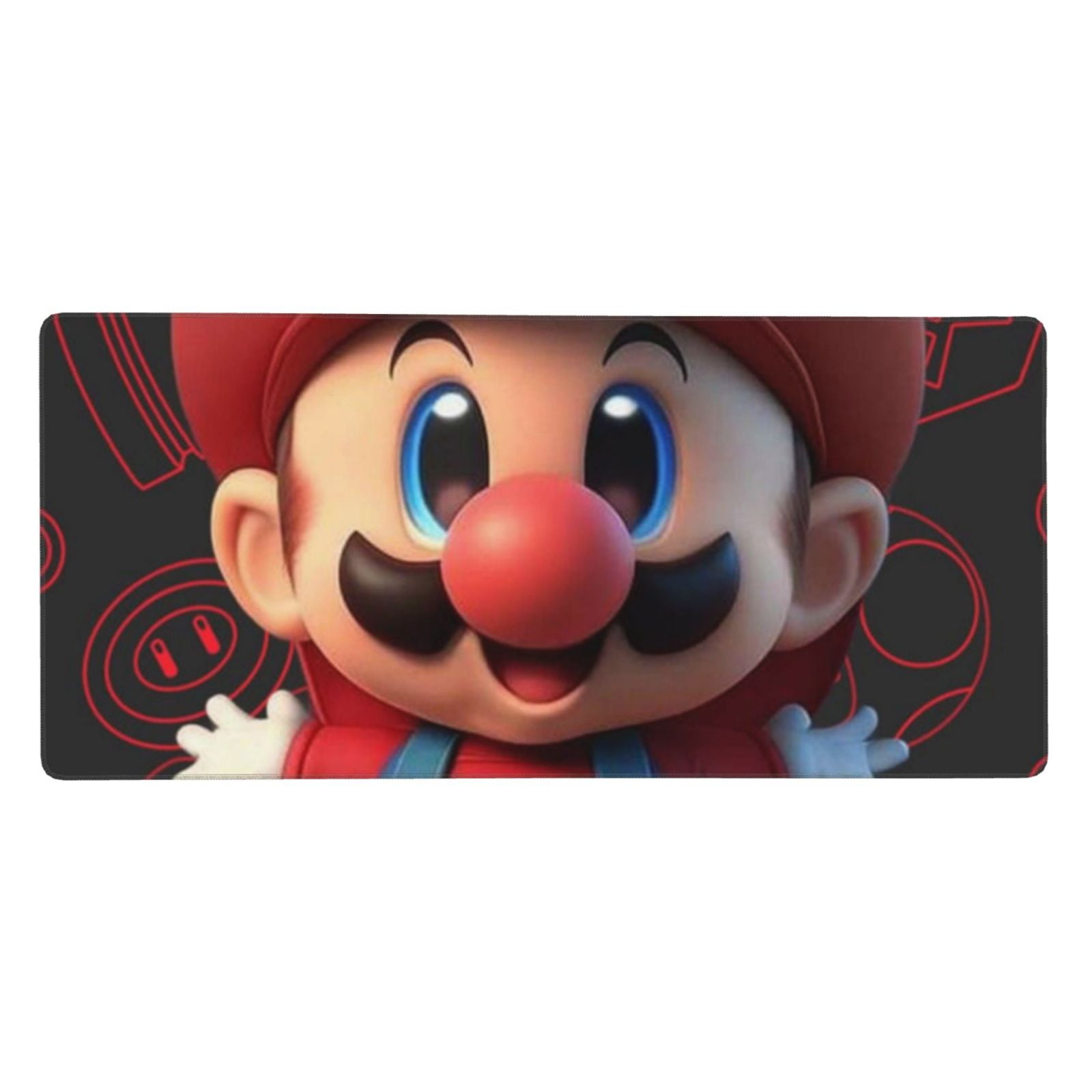 Super Mario Mouse Pad Extra Large 16x35.5 Inch Keyboard Mat Anti-Slip ...