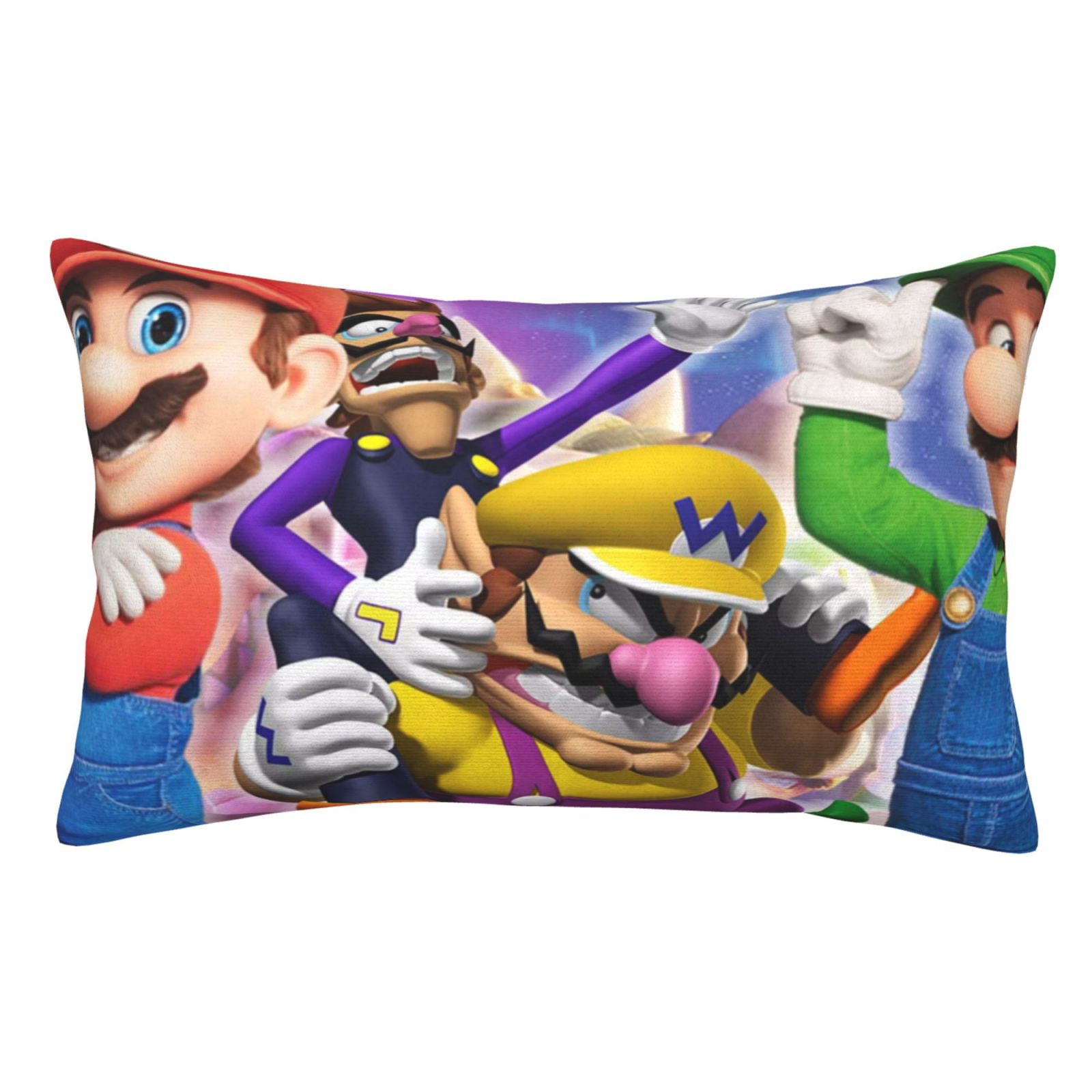 Super Mario Movie Luigi Pillowcase Decor Cushion Pillow Covers With ...