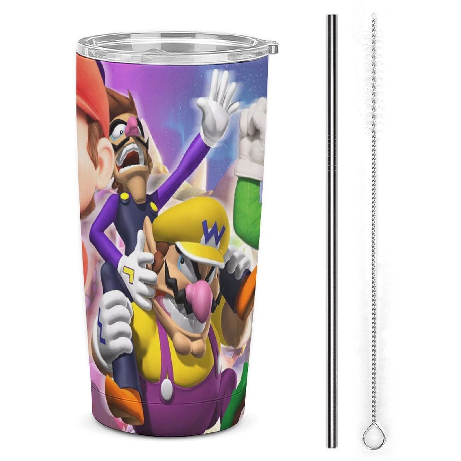 Super Mario Movie Luigi Stainless Steel Car Cup Daily Thermal Vacuum ...