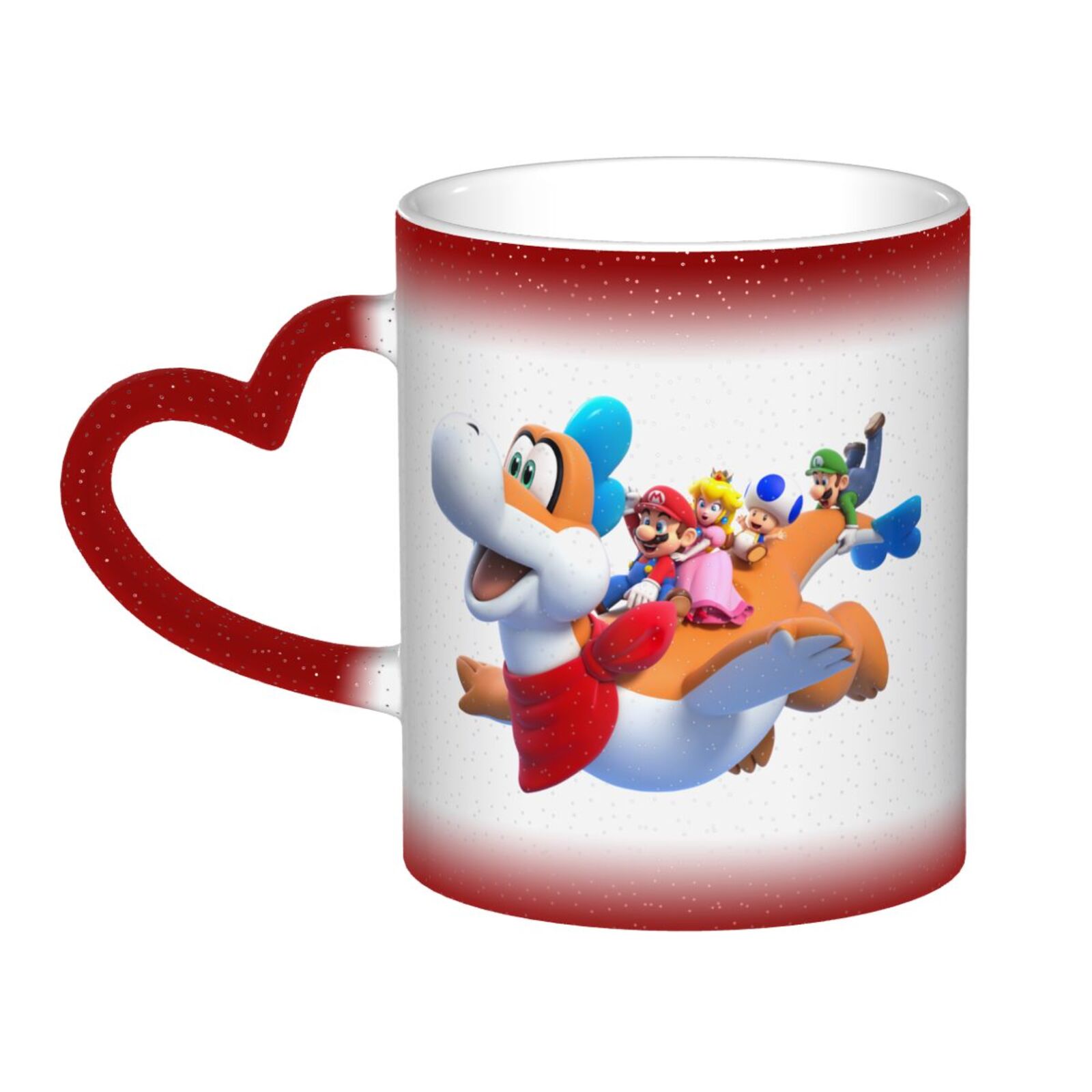 Super Mario Mug Color Changing Coffee Mug Ceramic Heat Sensitive Colour ...