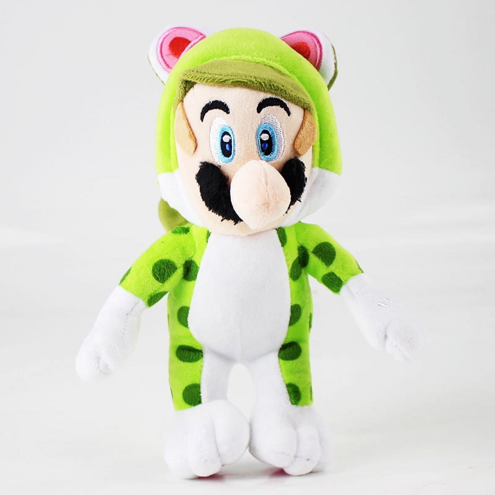 Super Mario Neko Cat Luigi Plush, 10", Multi-Colored Birthday Gift ...