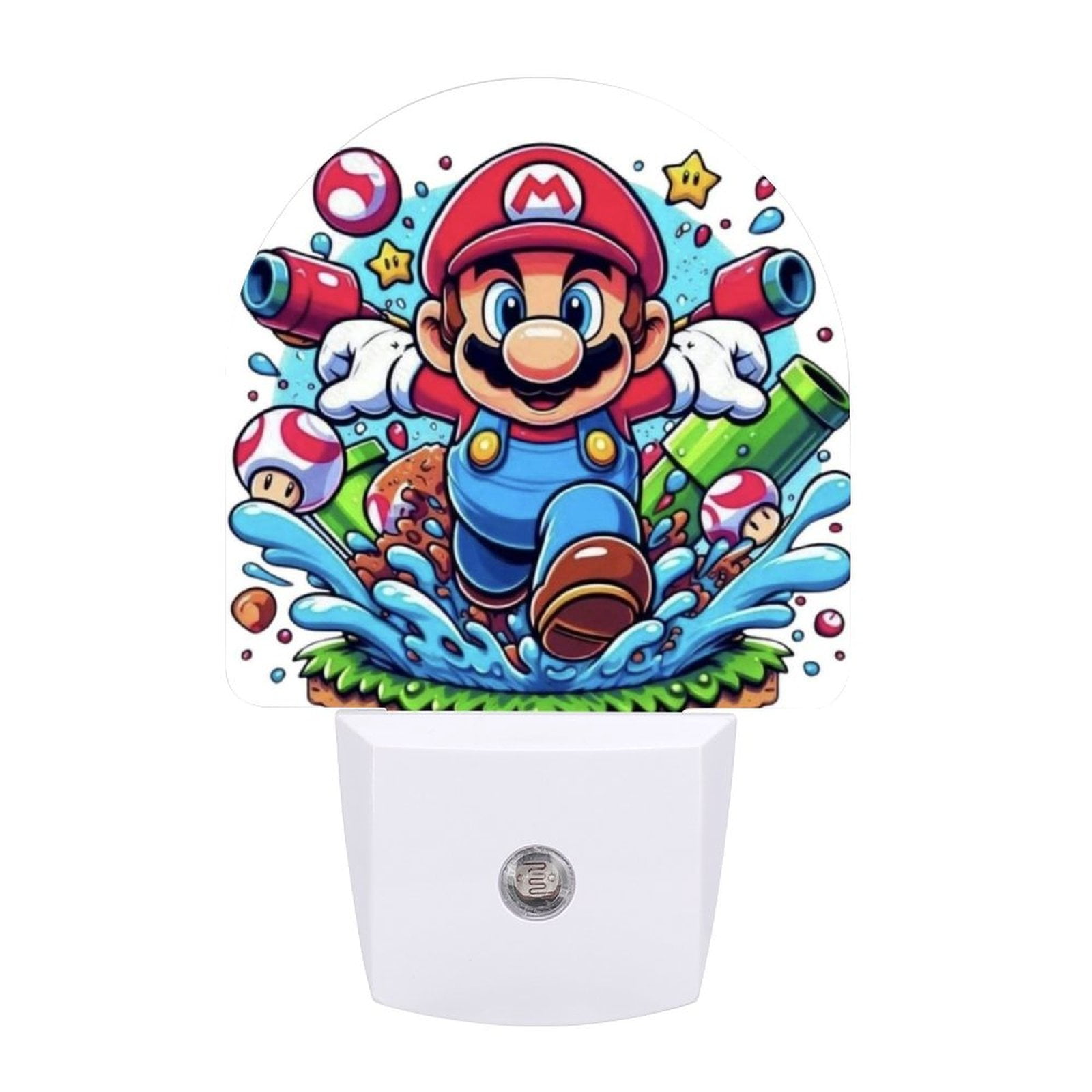Super Mario Night Light Nightlights Plug into Wall Decor for Bedroom ...