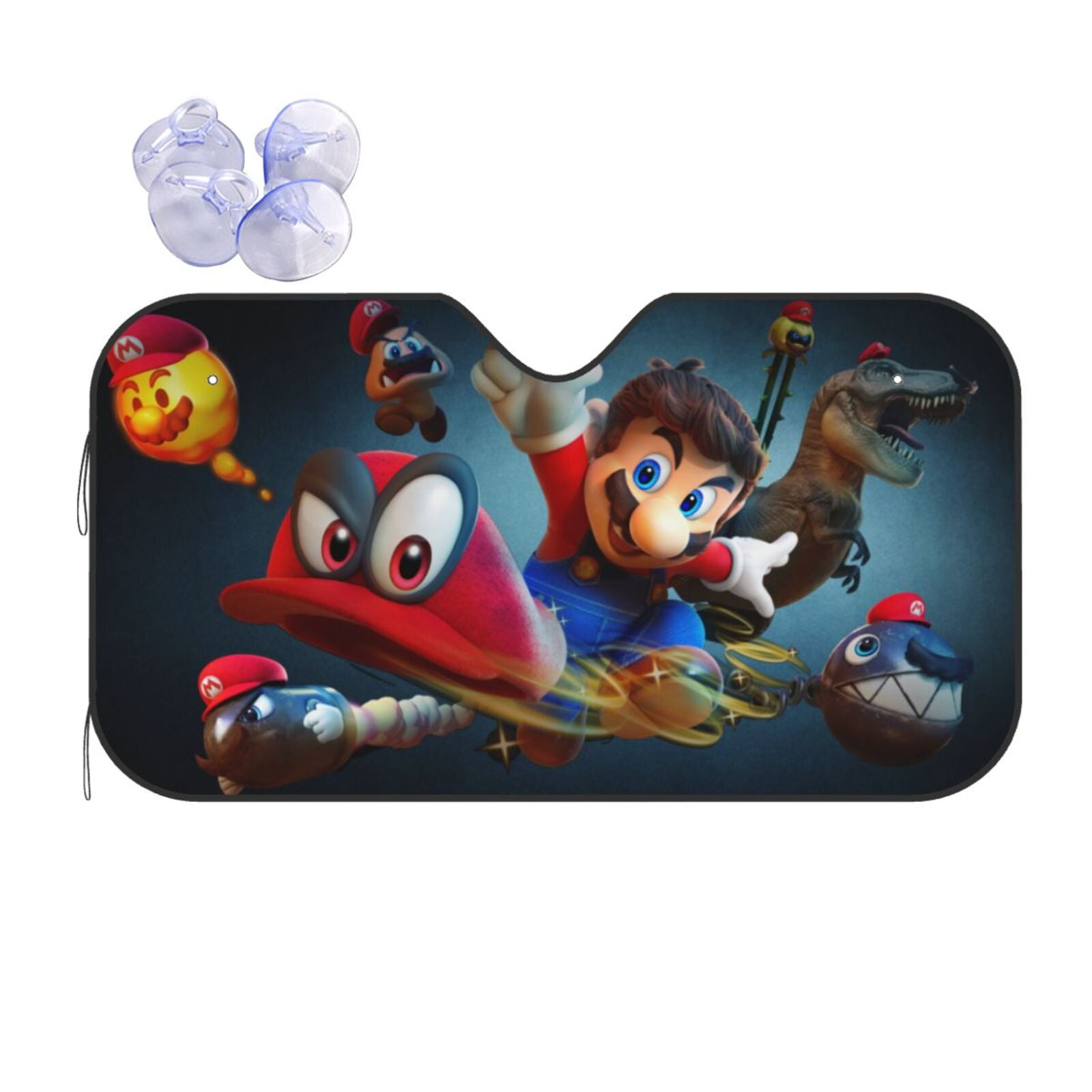 Super Mario Odyssey Car Sunshade Automotive Front Window Visor Keep ...