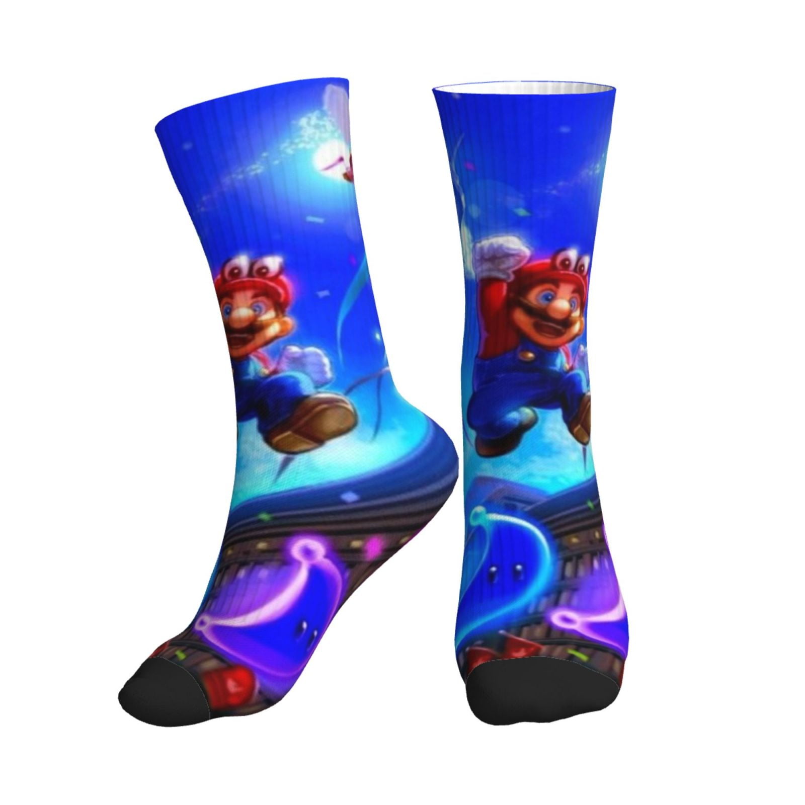 Super Mario Odyssey Crew Socks, Funky Silky Comfort Socks For Men Women ...