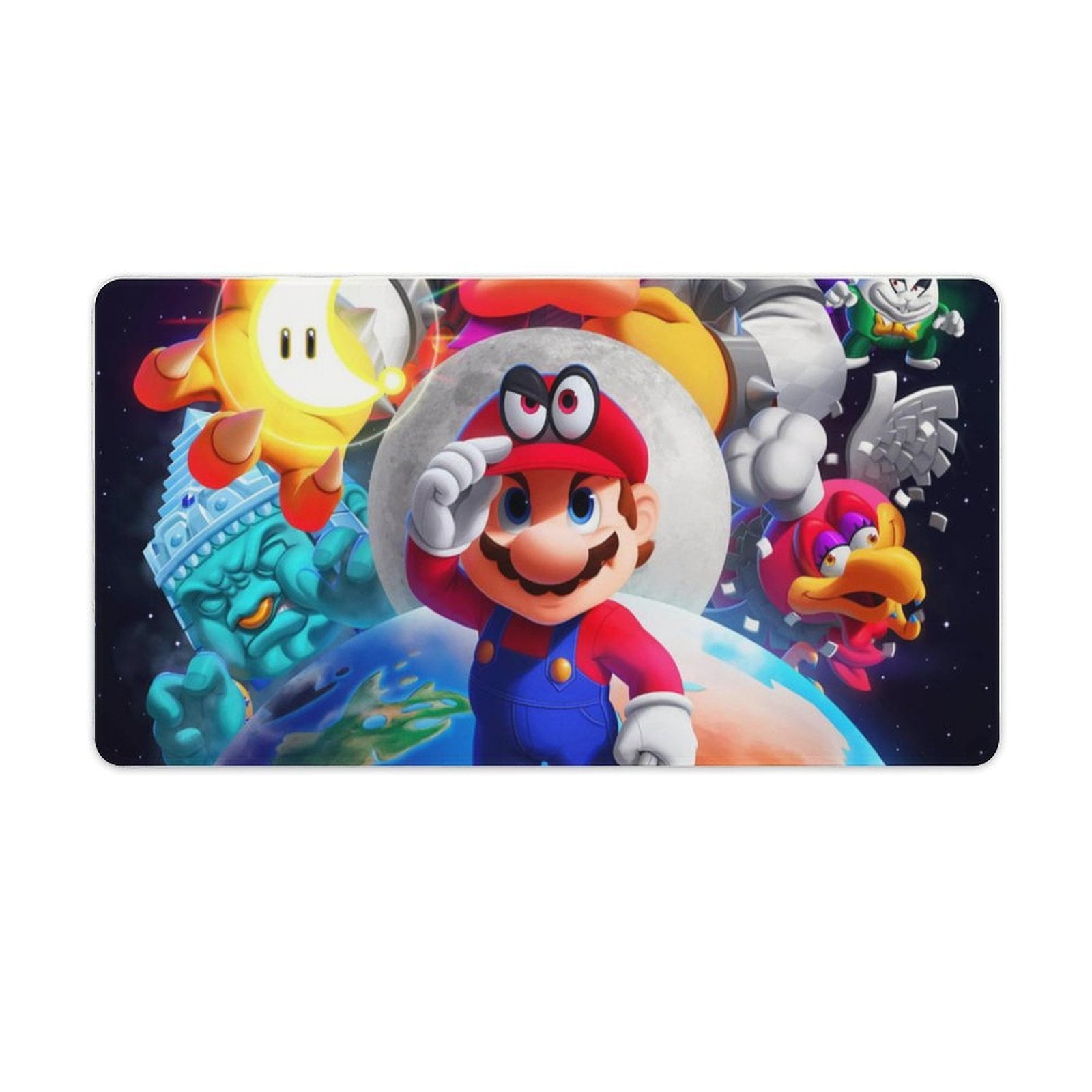 Super Mario Odyssey Extended Gaming Mouse Pad No-sliped Large Desk Mat ...