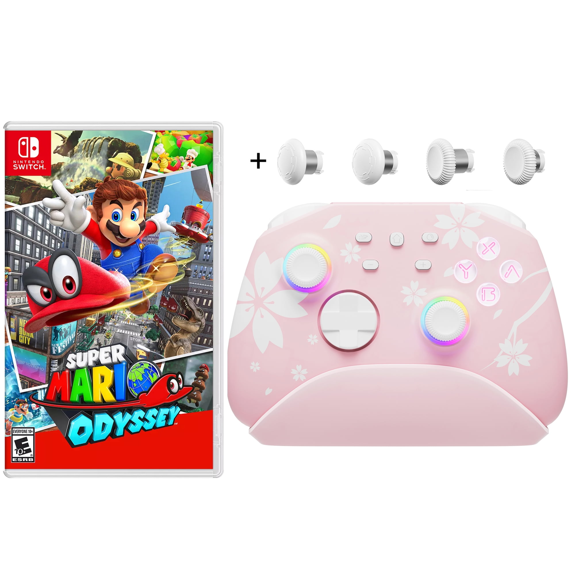 Super Mario Odyssey Game Disc and Upgraded Switch Pro Controller for Nintendo Switch/PC/IOS ...