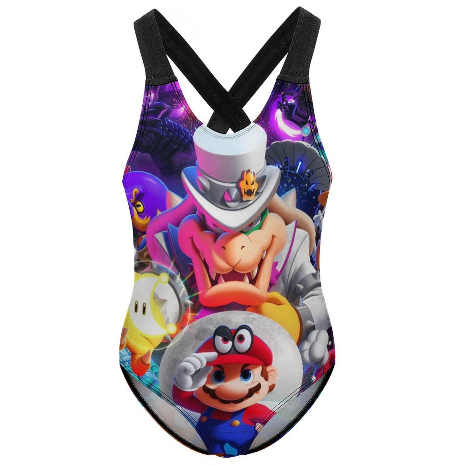Super Mario Odyssey Girl's One-piece Swimsuit Summer Children's Beach ...