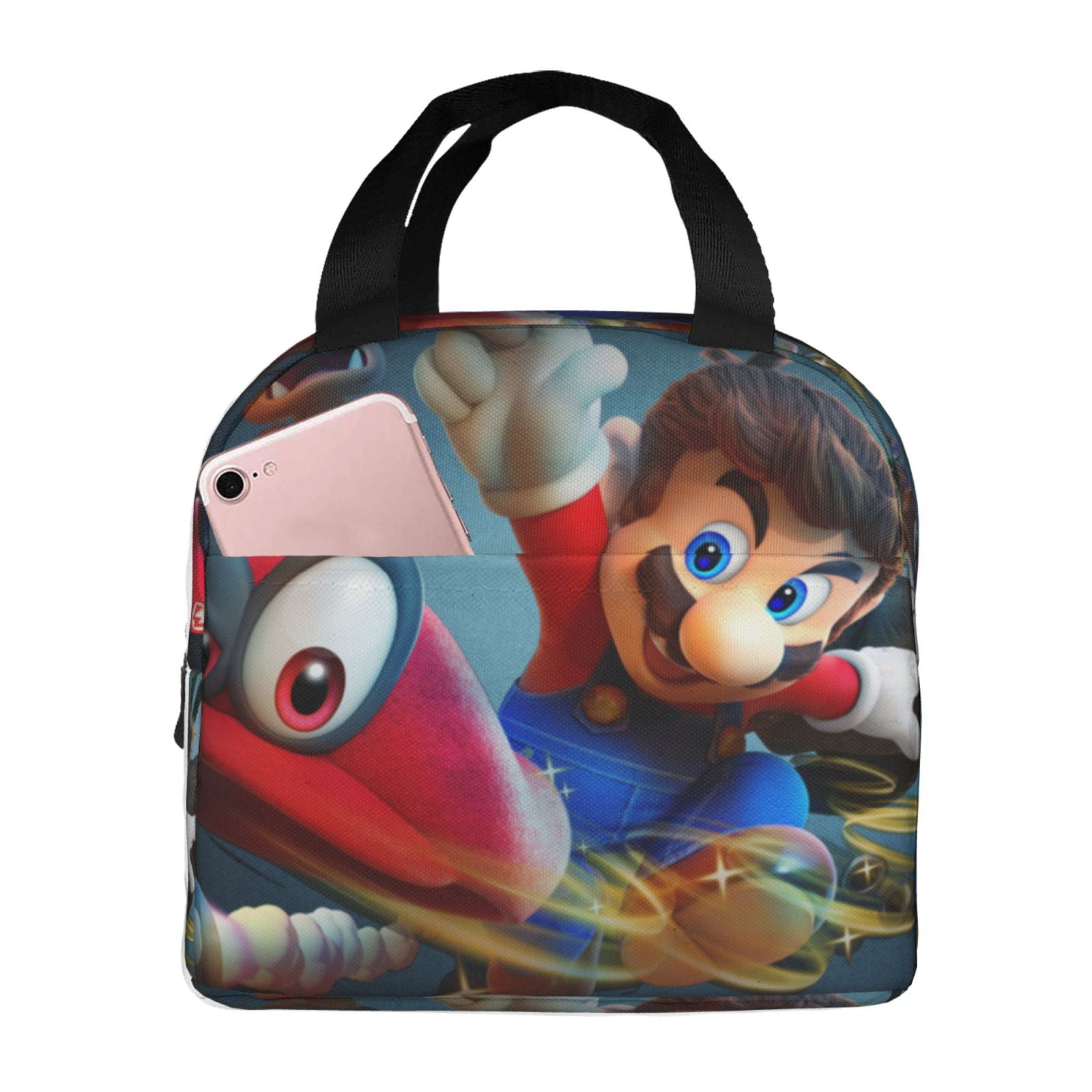 Super Mario Odyssey Portable Lunch Bag Reusable Lunch Box Insulated ...