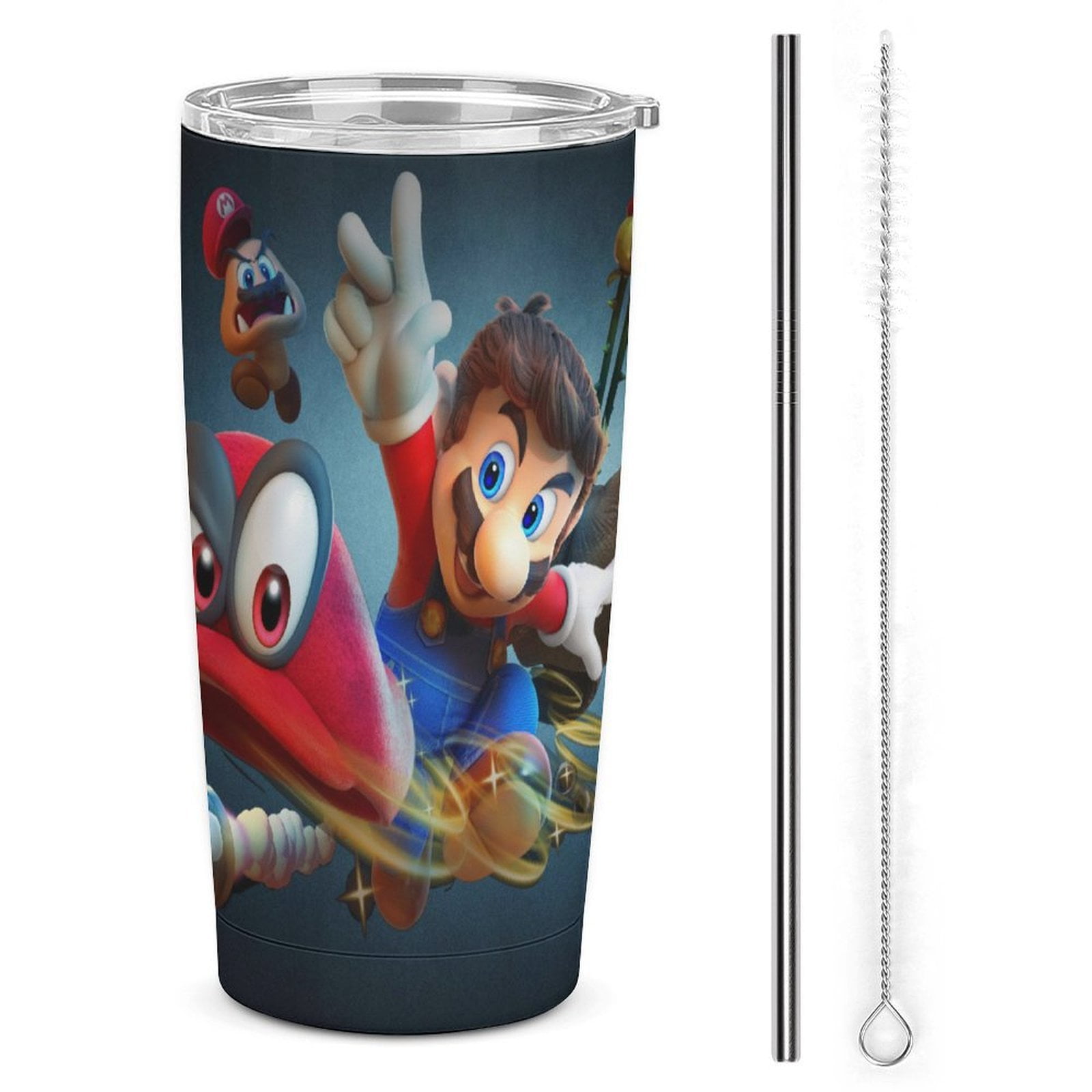Super Mario Odyssey Stainless Steel Car Cup Daily Thermal Vacuum ...
