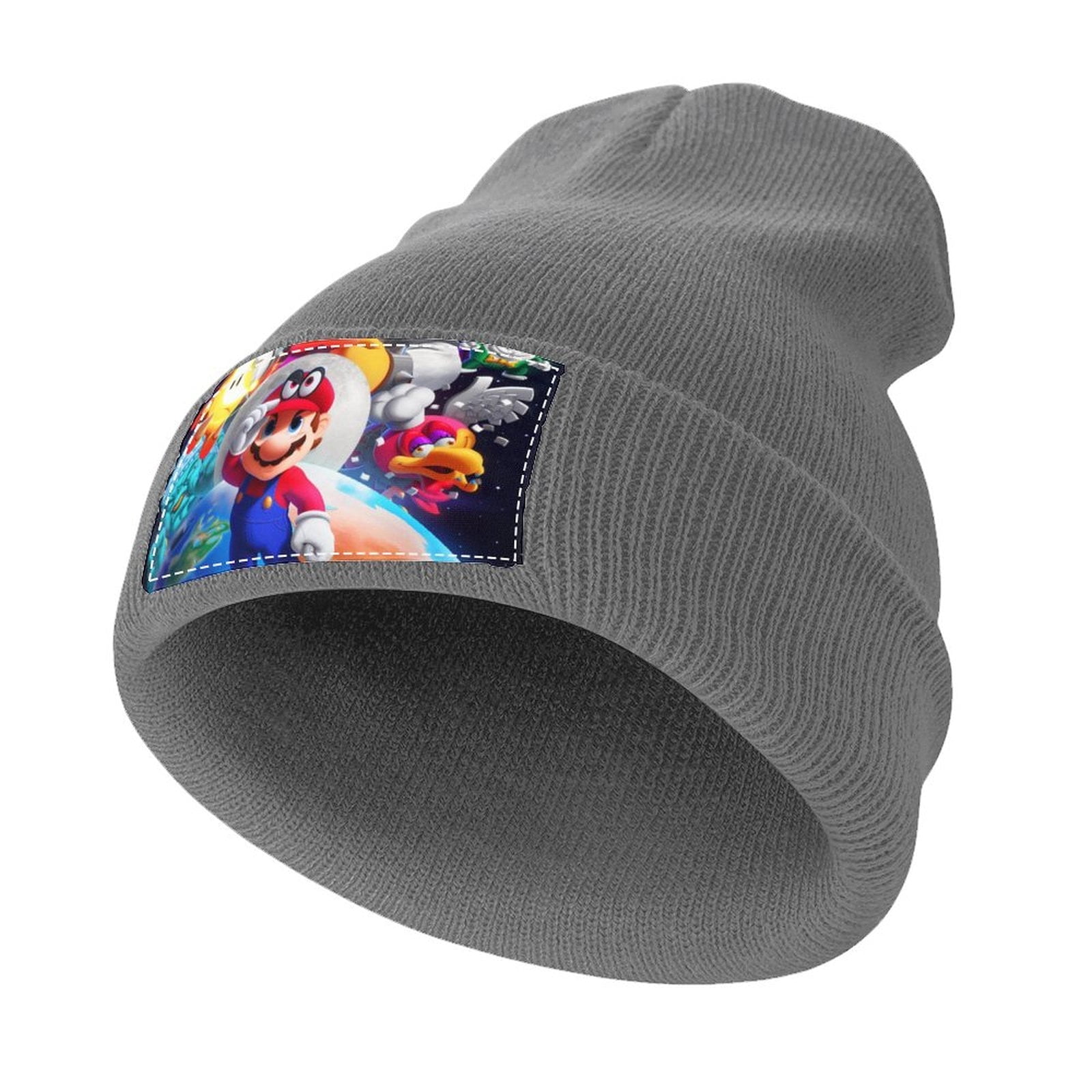 Super Mario Odyssey Stretchable Knitted Beanie Hat Daily Winter Warm ...